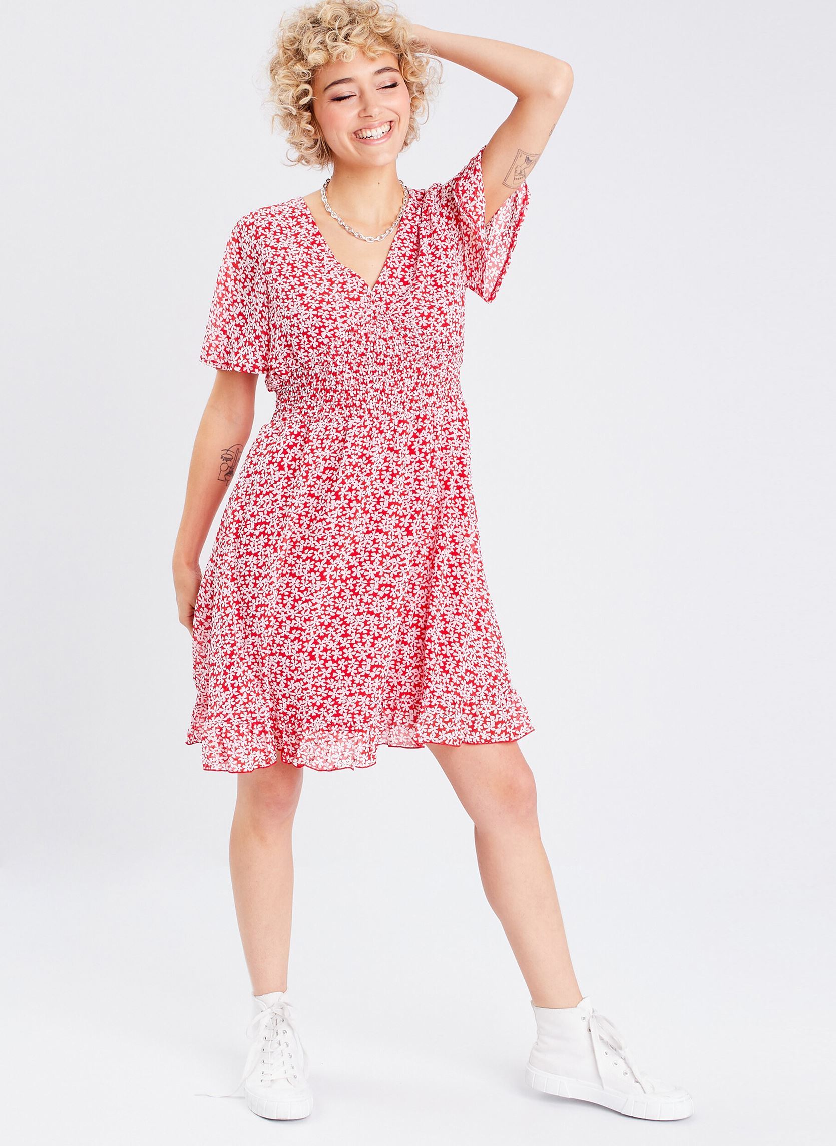 Cache Cache Robes Robe mini - ROSMOCUTE femme rouge | Sarenza France