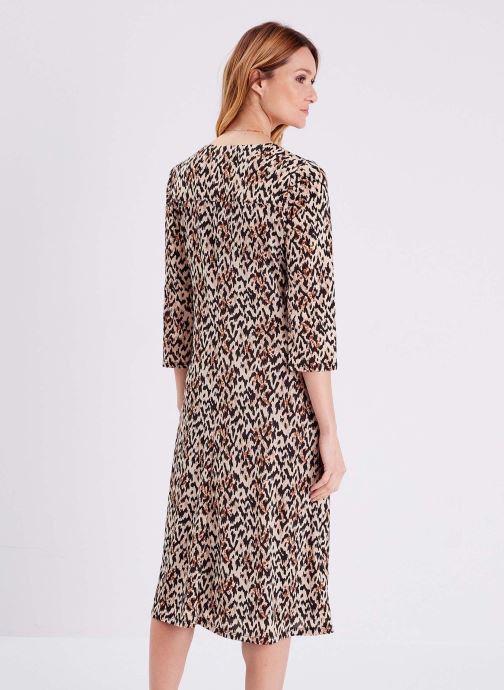 Bréal Robe midi - RITALYA (Beige) - Vêtements chez Sarenza (631861)