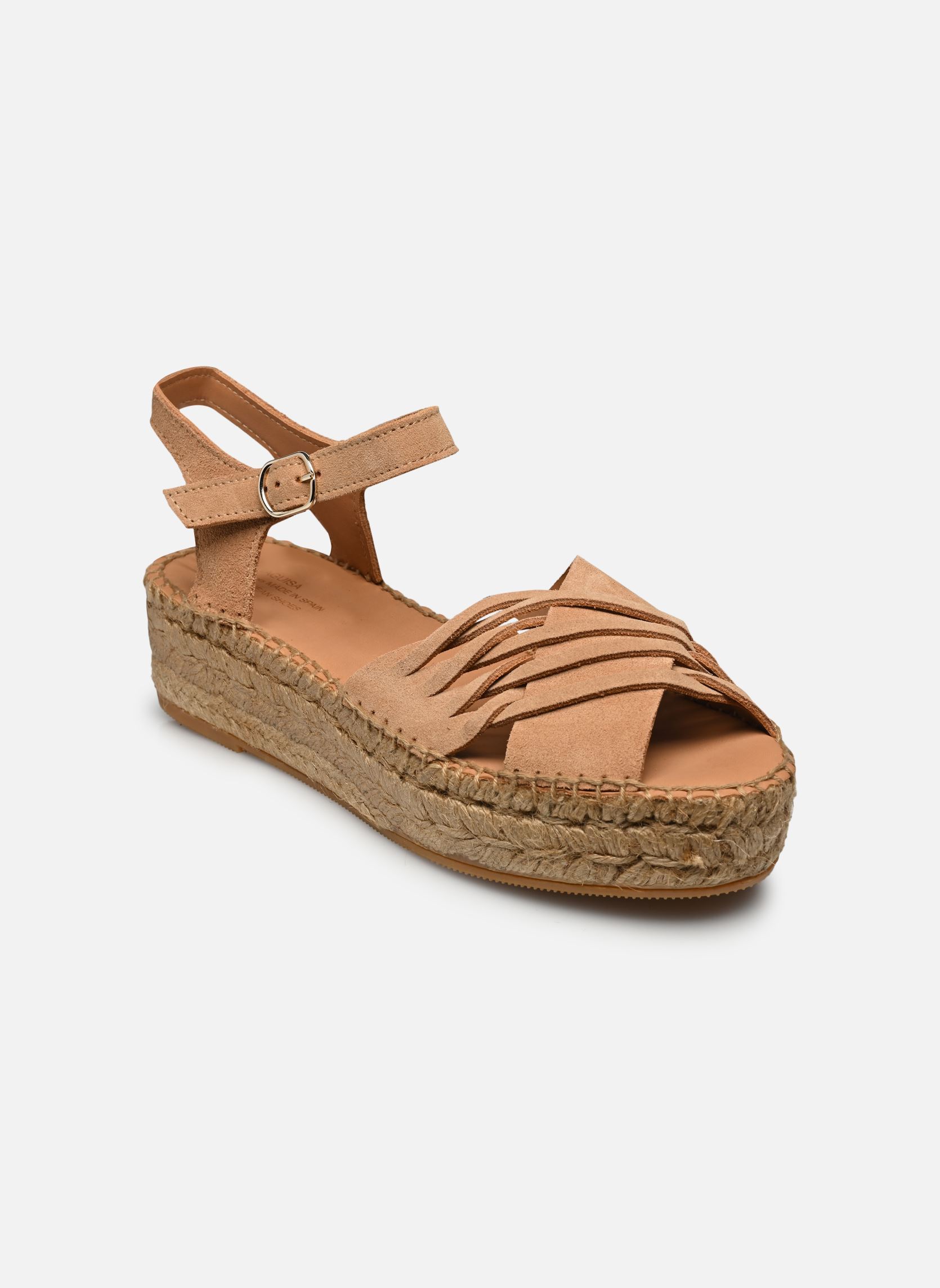 Naguisa Espadrilles compensées et plateformes Espadrilles - Vader Double femme marron | Sarenza ...