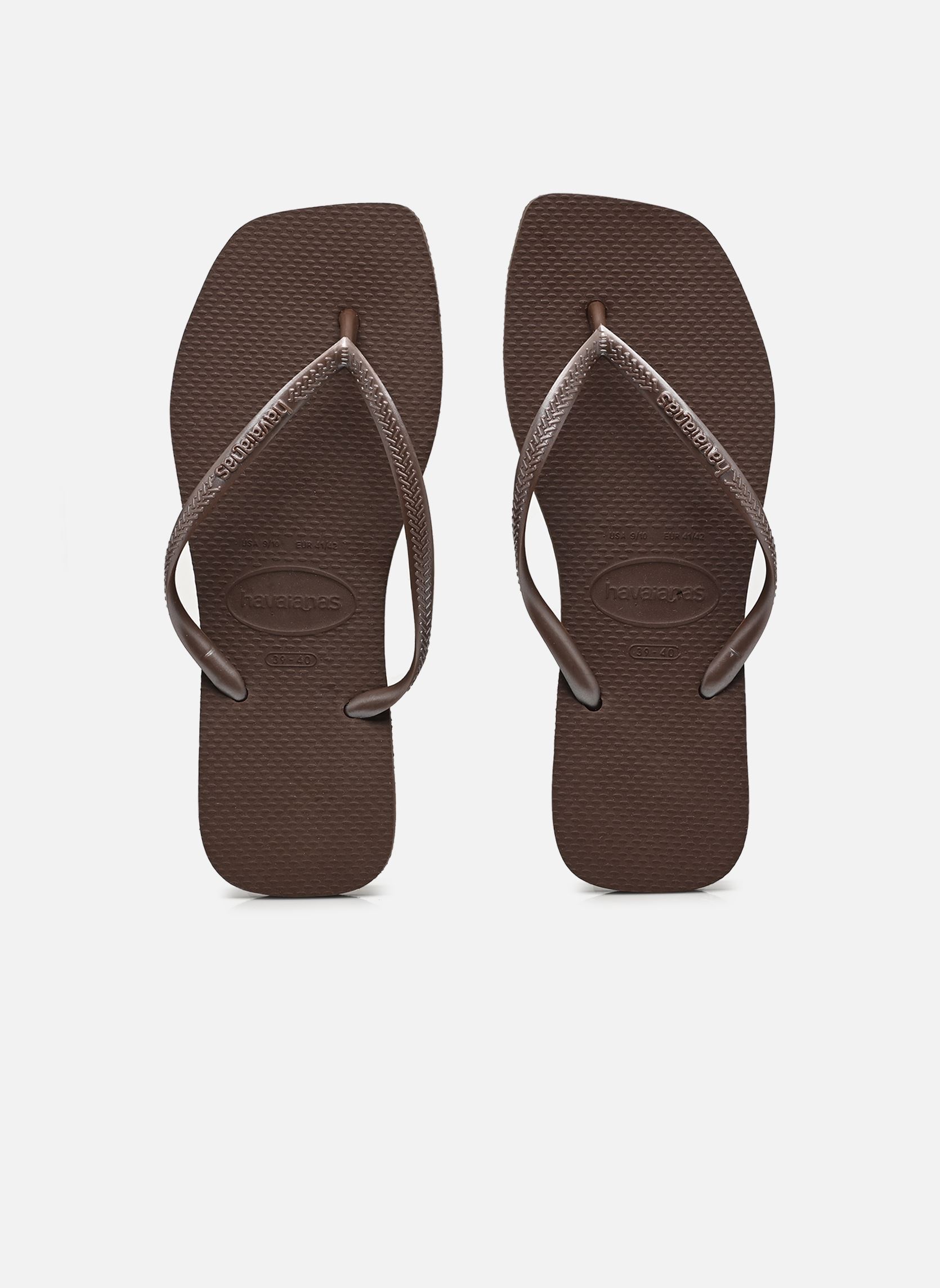 Havaianas Tongs Hav. Slim Square femme marron | Sarenza France
