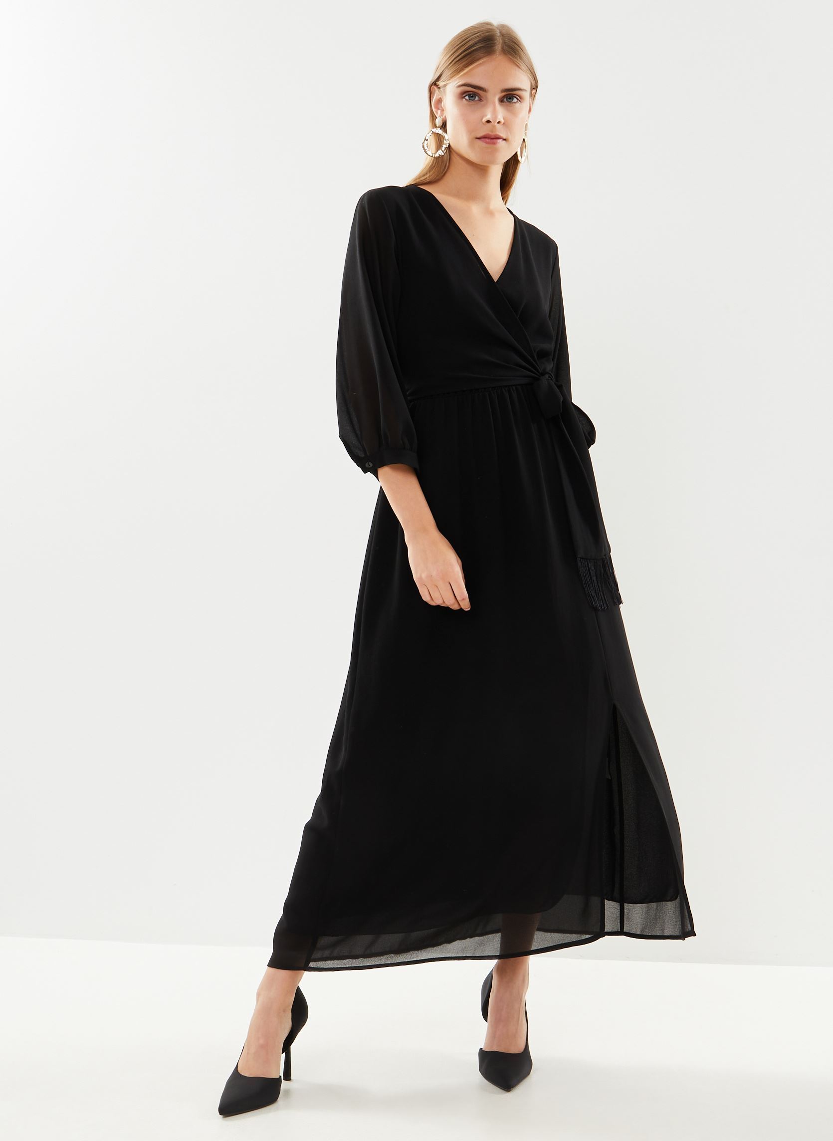 La Fée Maraboutée Robes longues Robe maxi - FG-RO-TORAYA-V femme noir ...