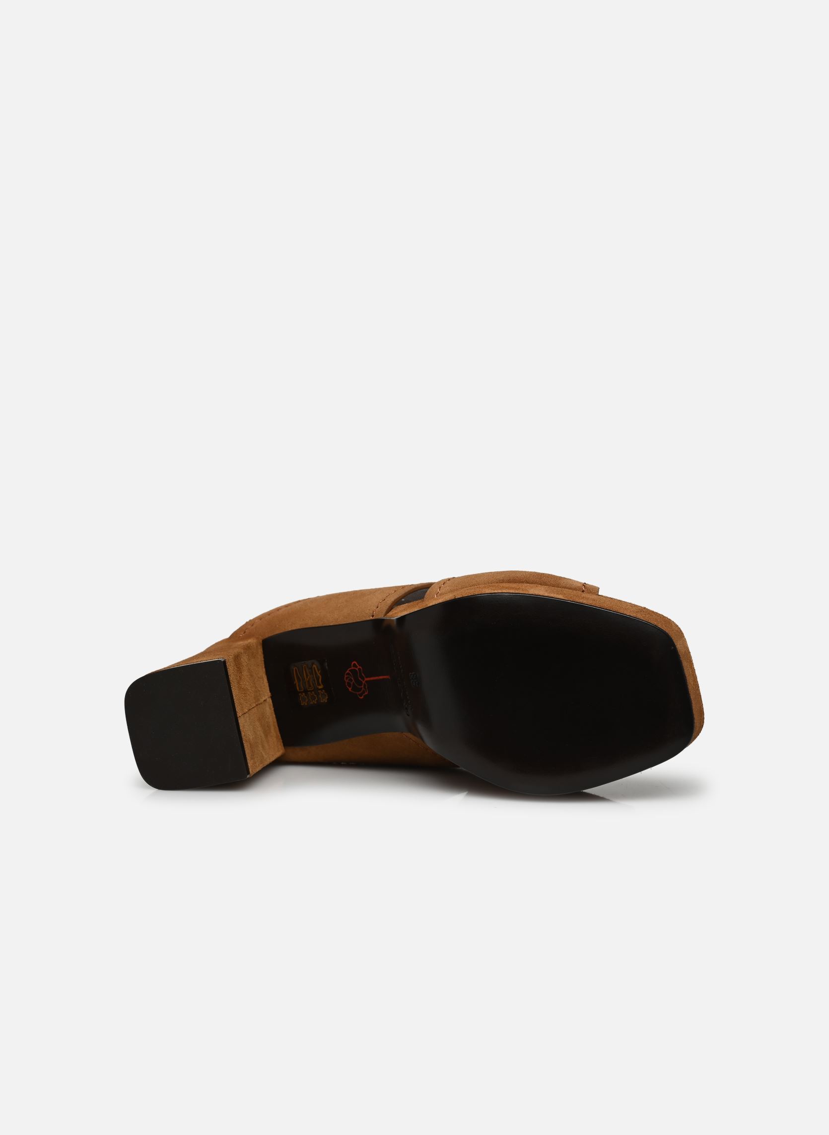 Free Lance Mules - Juliette 5 Cross Mule (Marron) - Mules et sabots ...