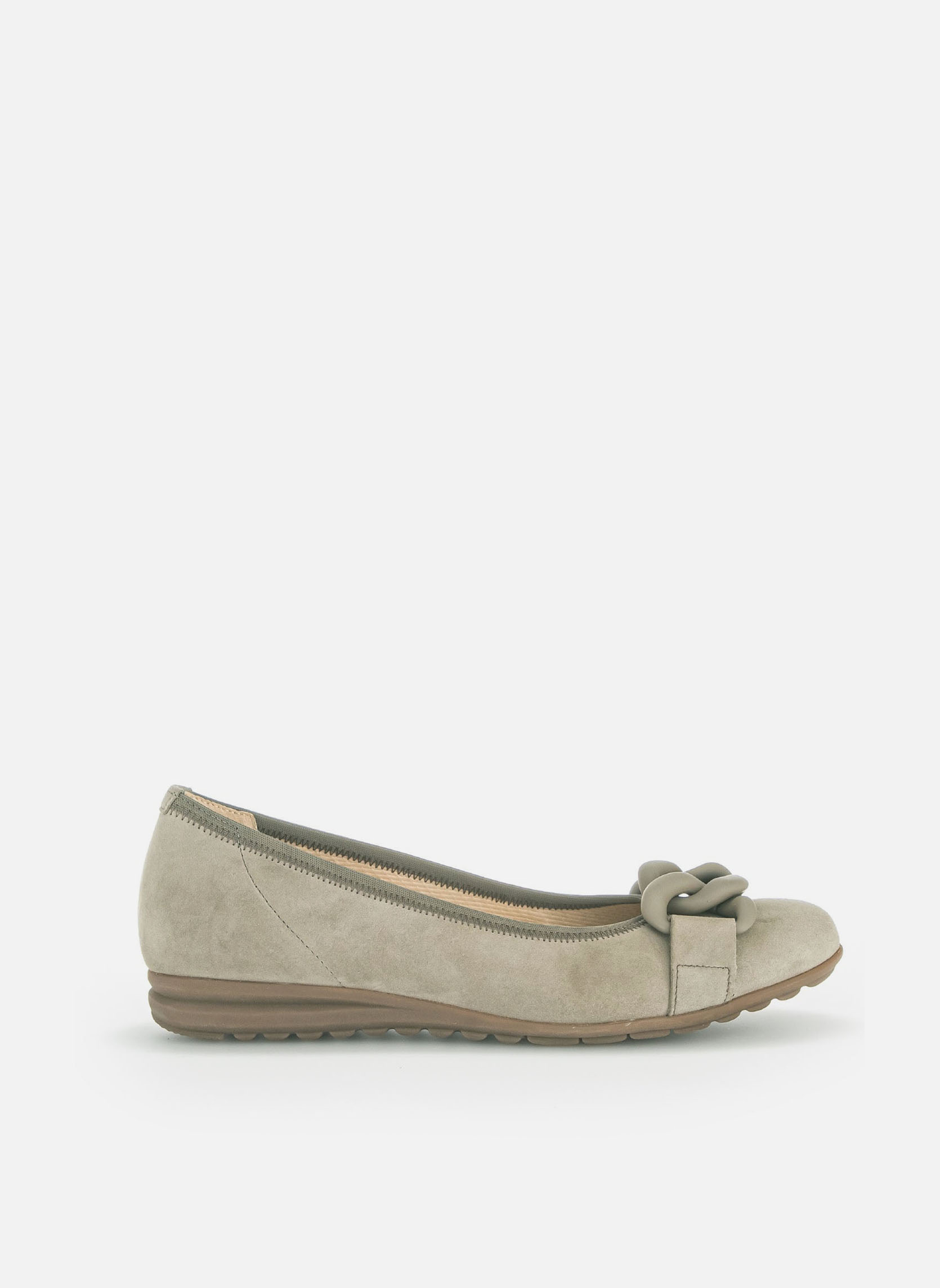 Gabor Ballerines classiques Ballerines vertes en suède femme vert ...