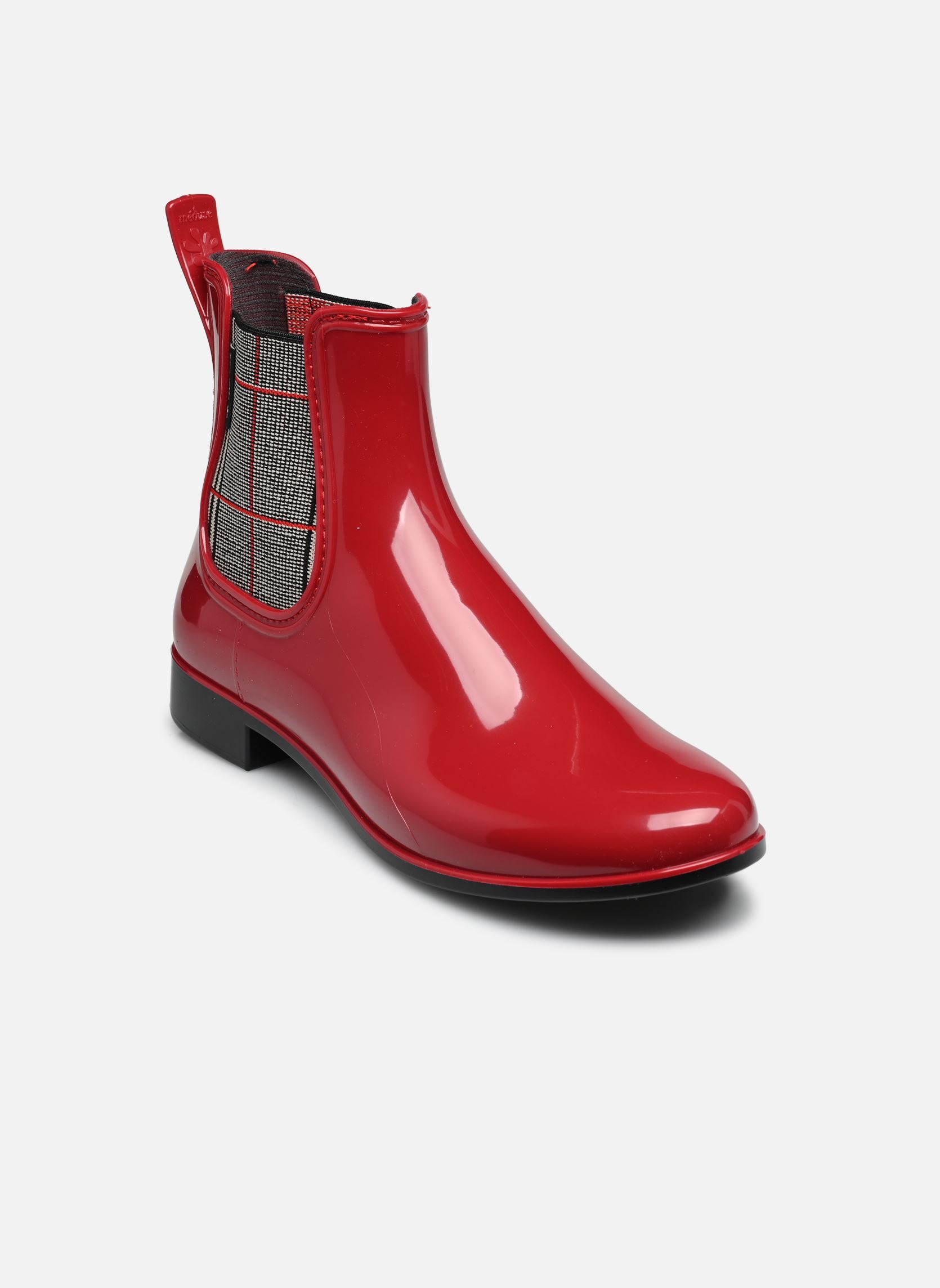 Méduse Bottines et boots Bottes de pluie - Japox femme rouge | Sarenza ...