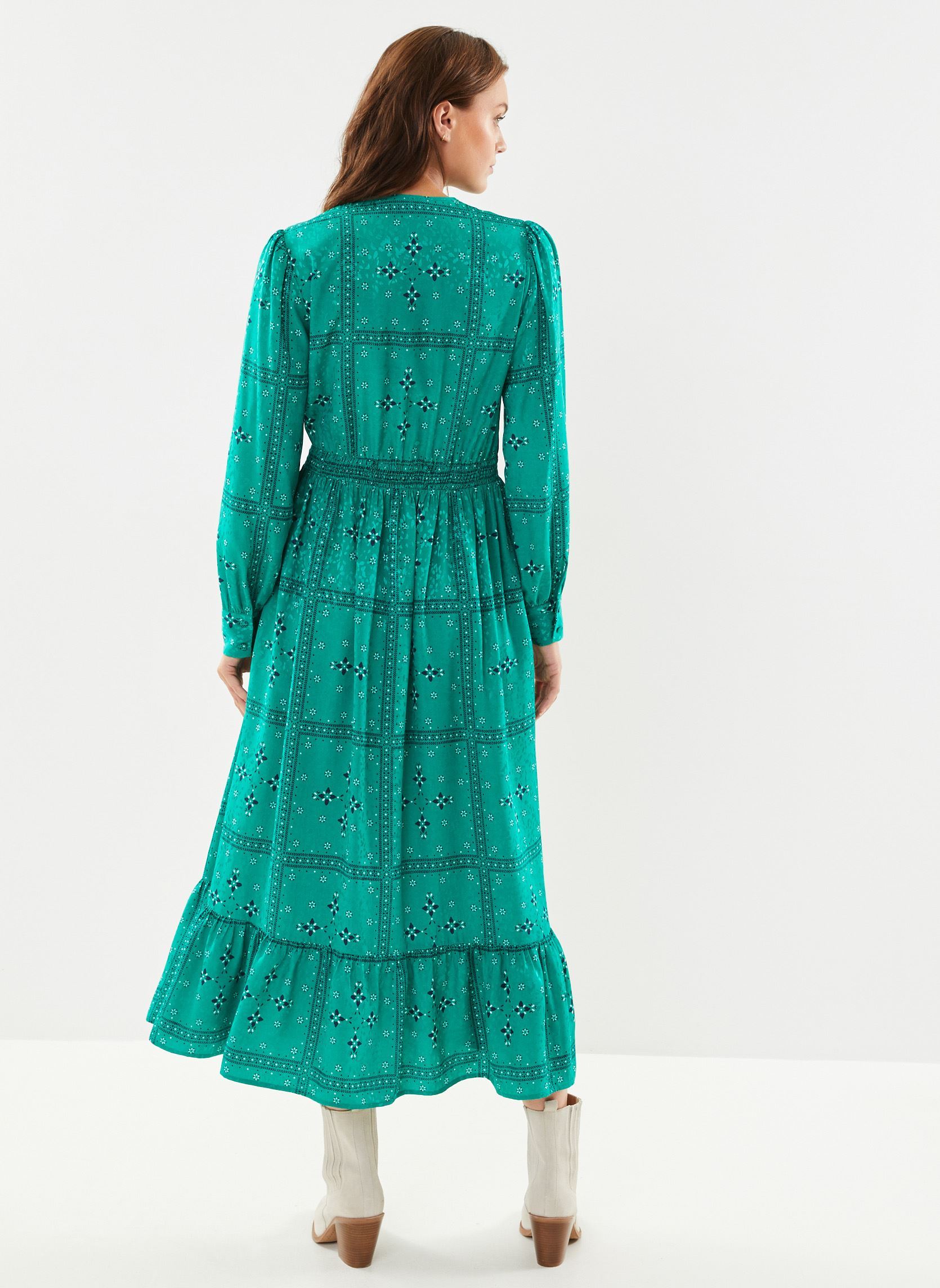 Suncoo Robes longues Robe maxi - Cadix femme vert | Sarenza France