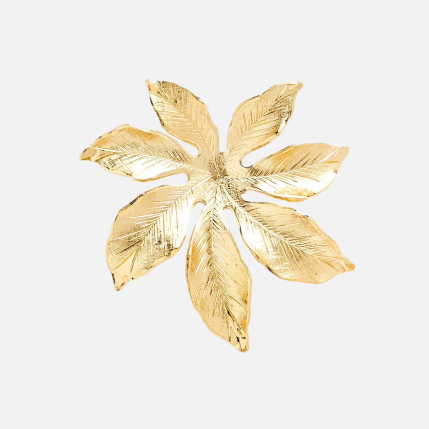 Monsieur Simone Broches broche fleur doré à l'or fin - CHLORIS femme or ...