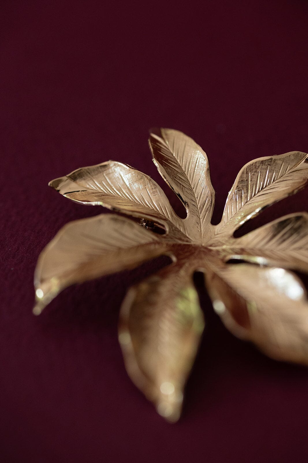 Monsieur Simone Broches broche fleur doré à l'or fin - CHLORIS femme or ...