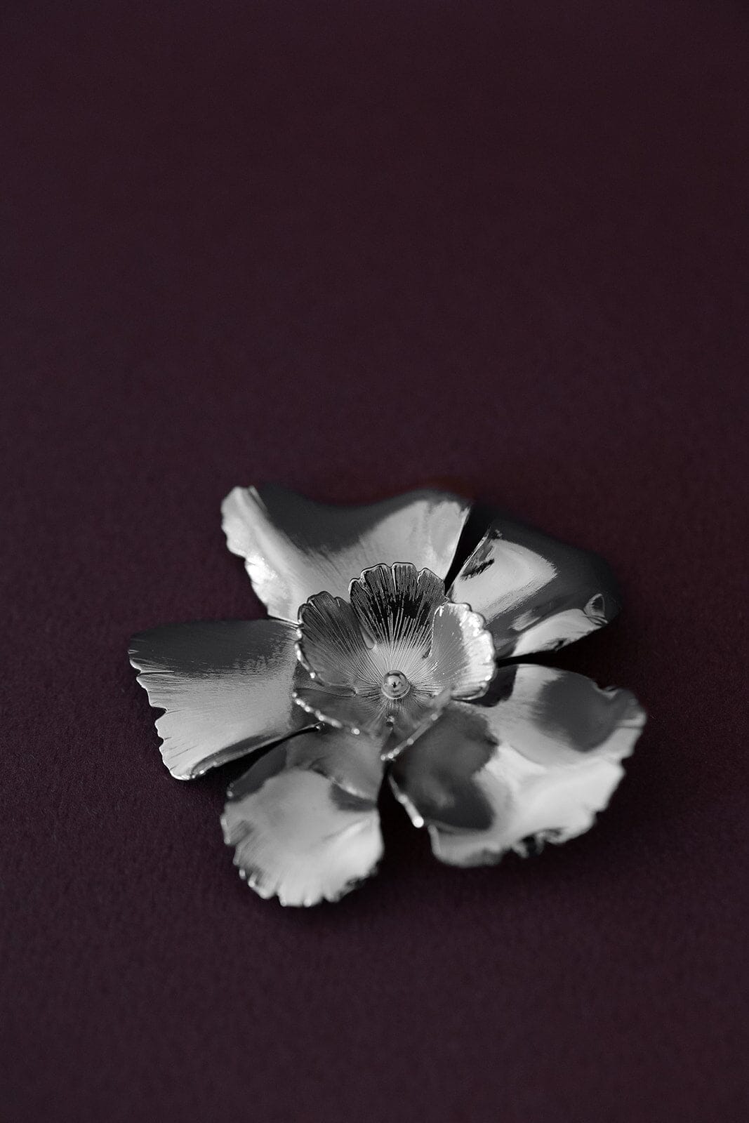 Monsieur Simone Broches broche fleurs plaqué argent - ORPHÉE femme ...
