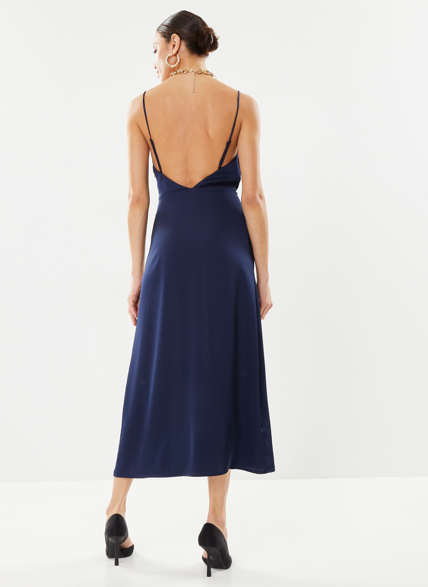 Vila Robes longues Viravenna Strap Ankle Dress - Noos femme bleu ...