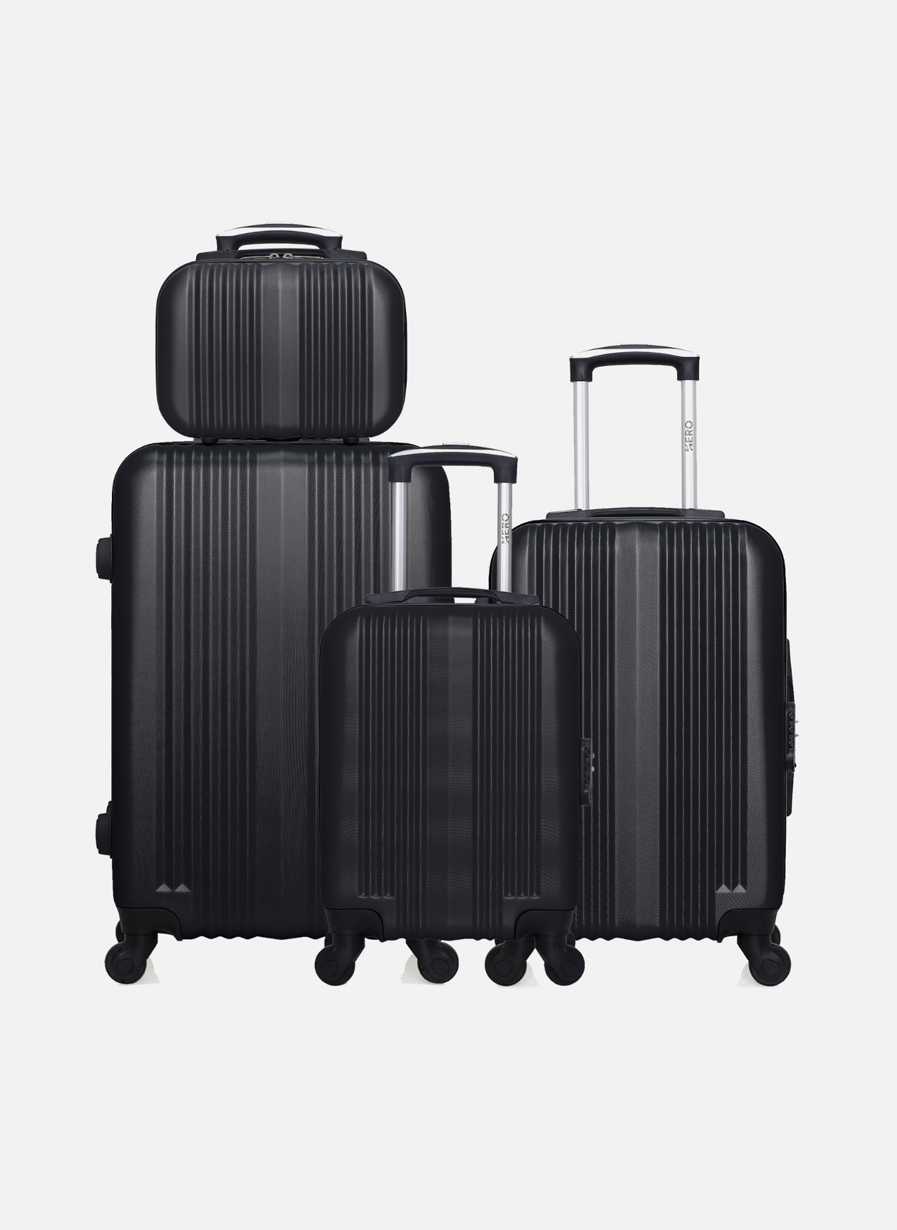 Hero Set valise Bagagerie - LIPARI - Noir femme noir | Sarenza France