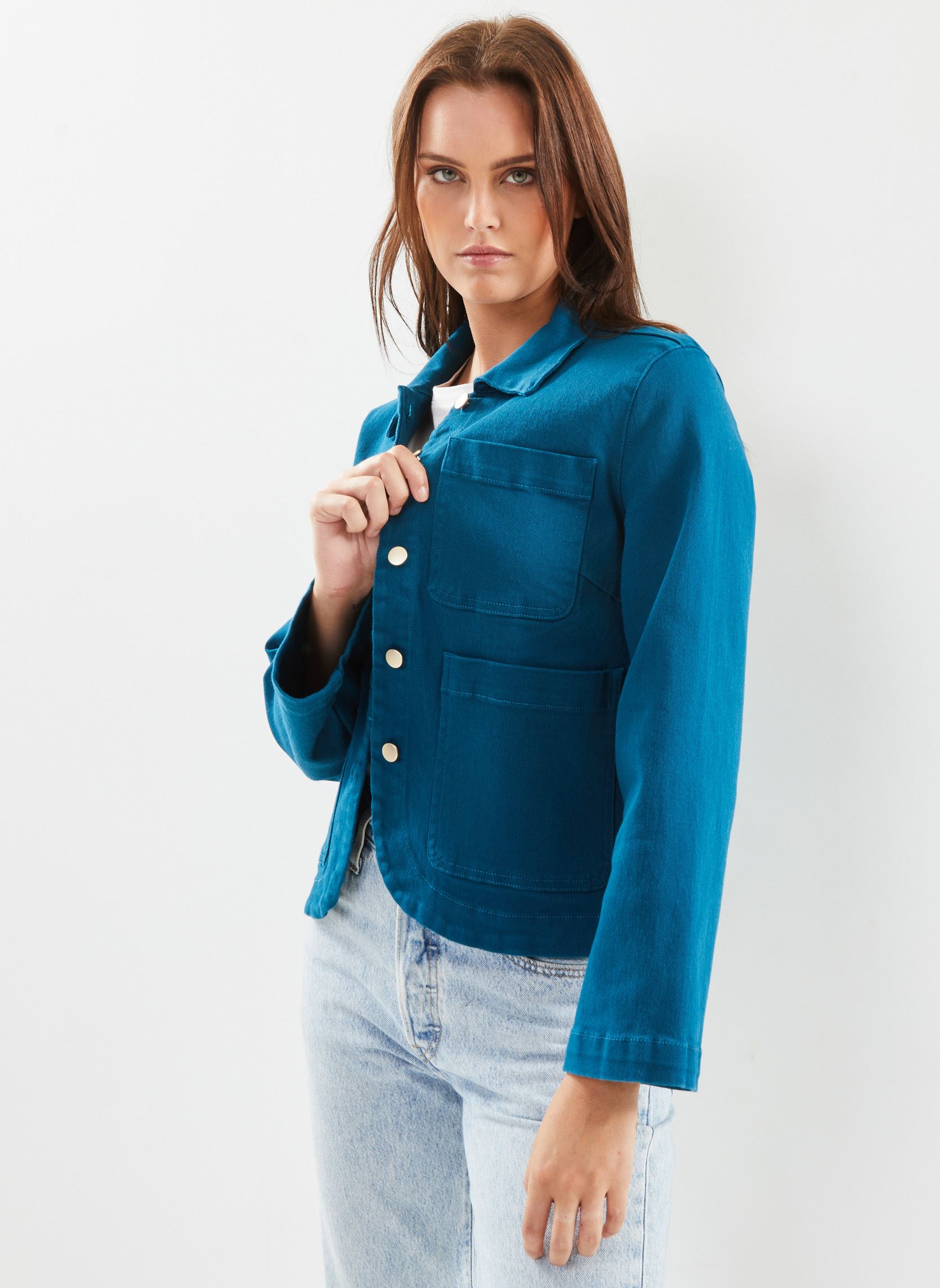 Vila Vestes en jean Veste en jean - Vipinna L/S Denim Jacket/ C25 femme ...