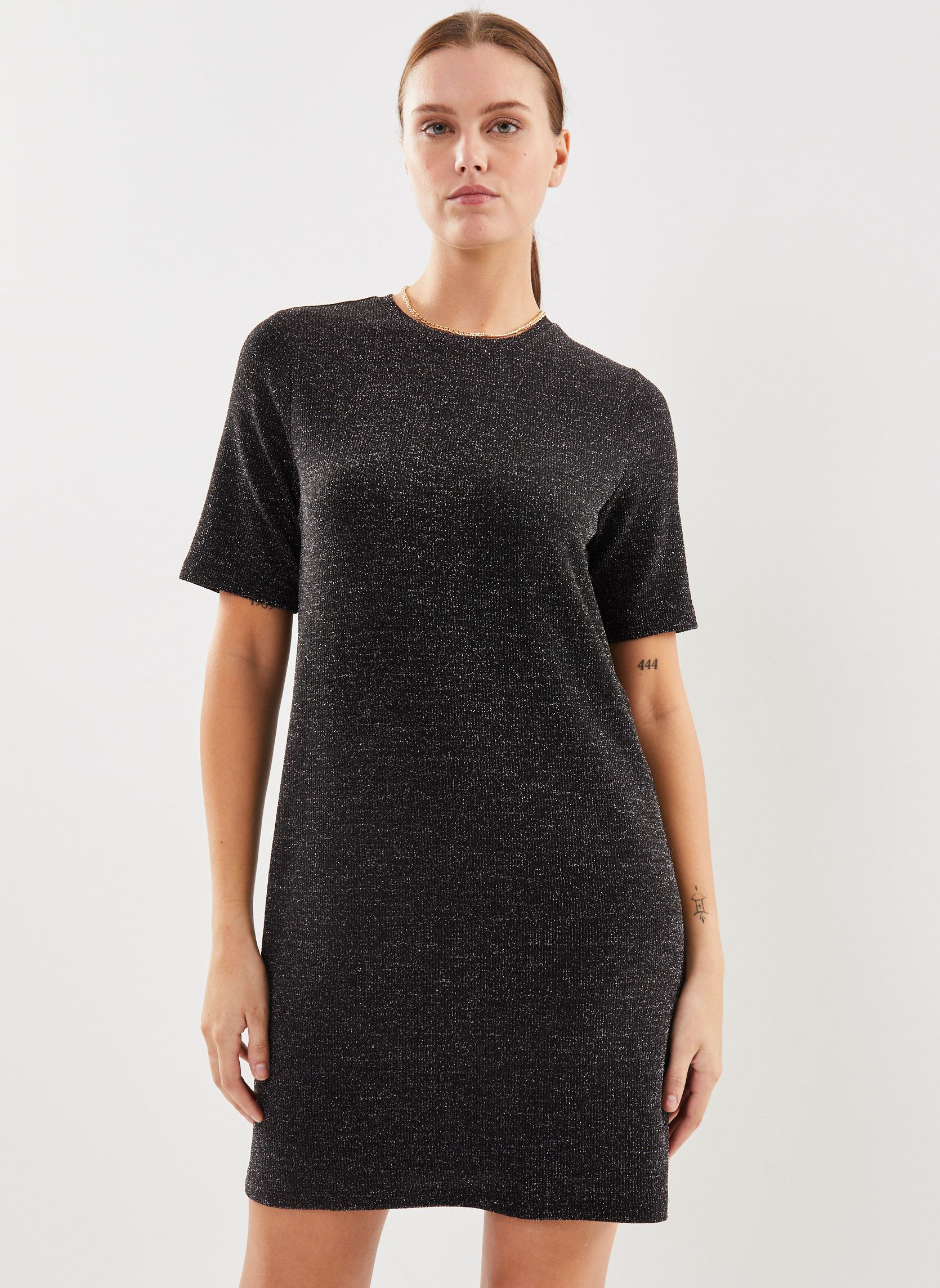 Pieces Robes Robe mini - PCLINA SS DRESS femme noir | Sarenza France