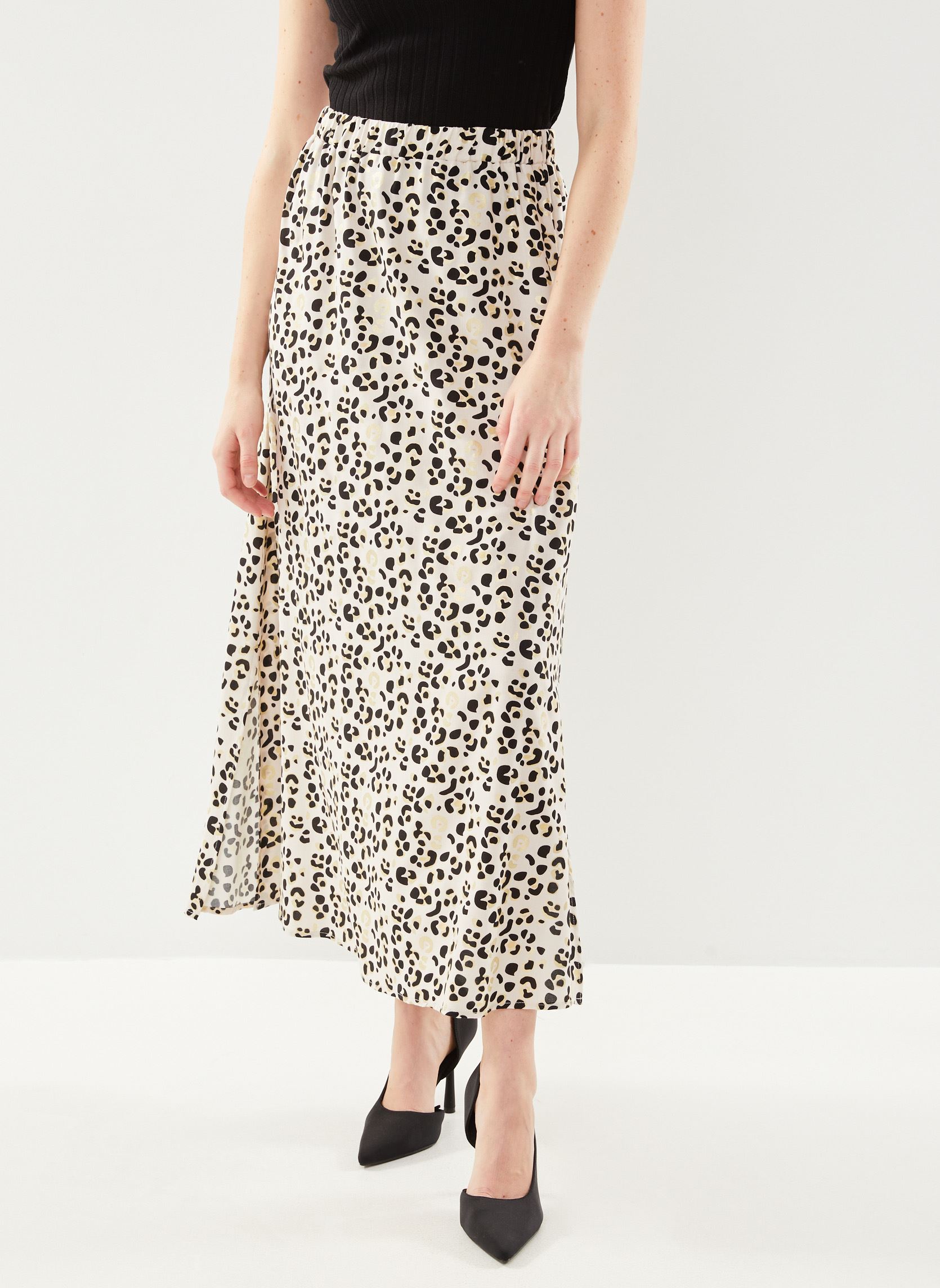 Pieces Jupes mi-longues Jupe midi - PCHELGA HW LONG SKIRT KAC FC femme ...