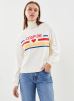 Pieces Sweatshirt - PCLIVA LS PRINT SWEAT KAC FC (Blanc) - Vêtements ...