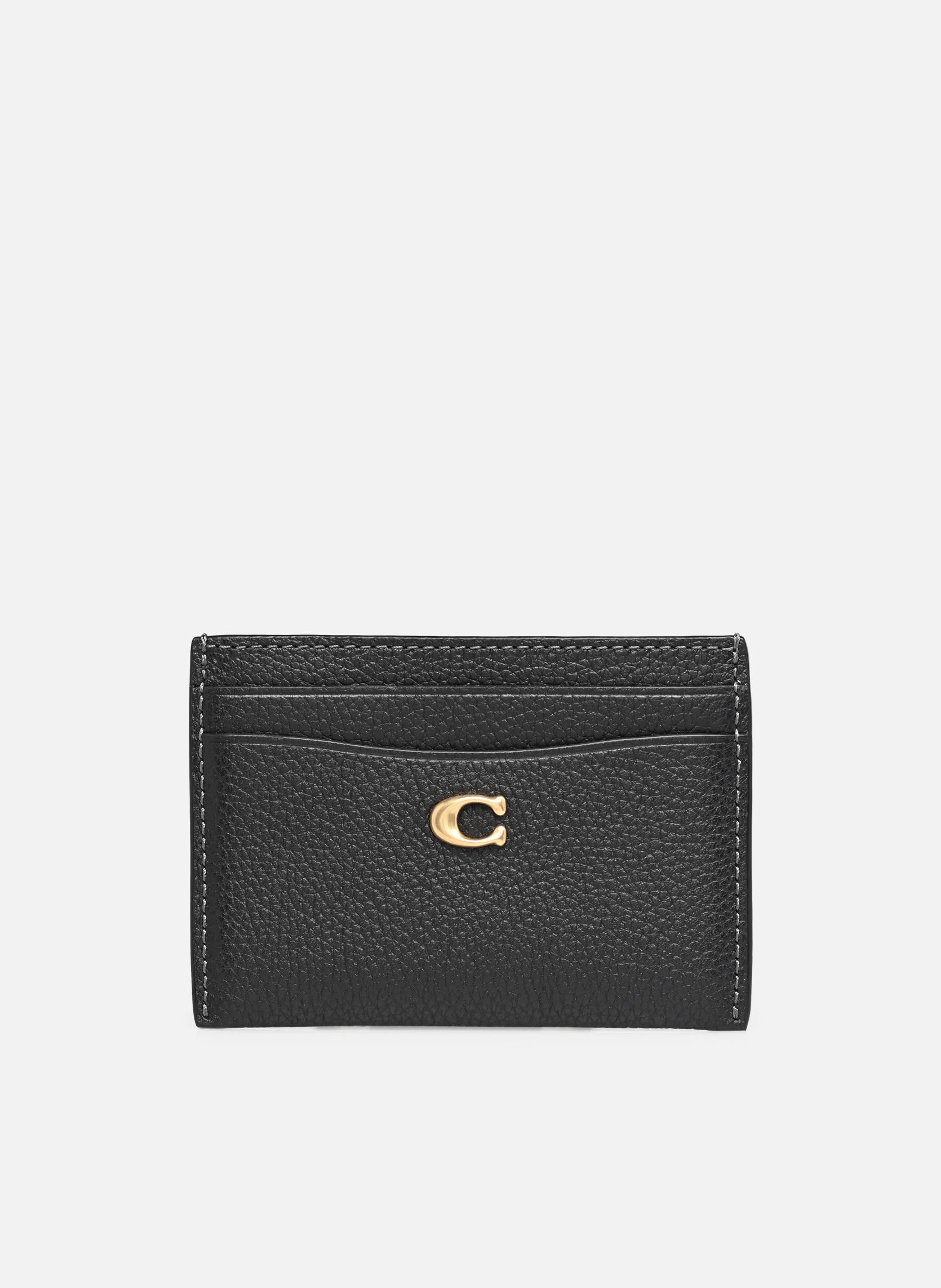 Coach Porte-cartes Porte-cartes - Essential Card Case femme noir ...