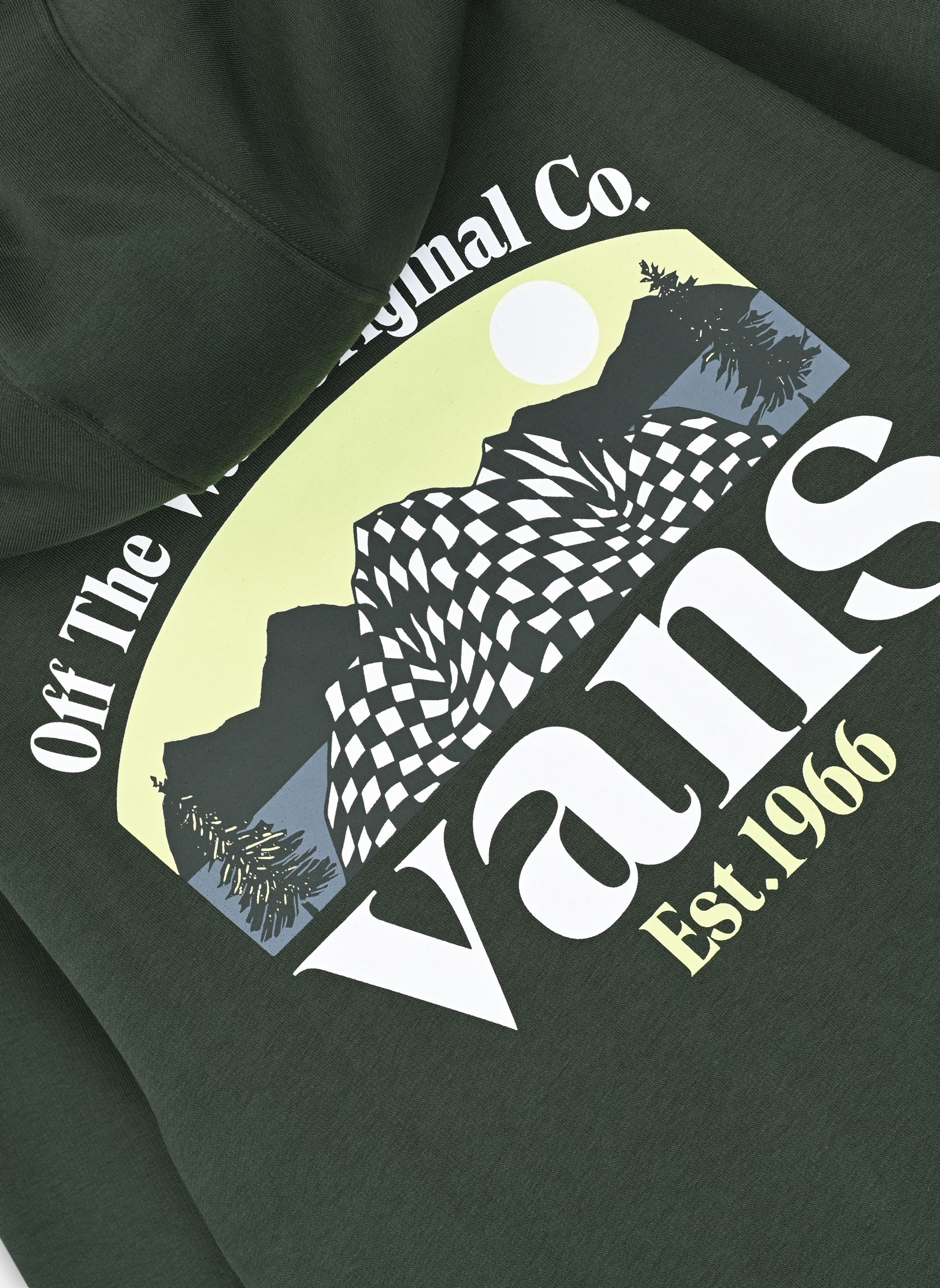 Vans CHECKERBOARD MOUNTAIN FZ (Groen) - Kleding chez Sarenza (667328)