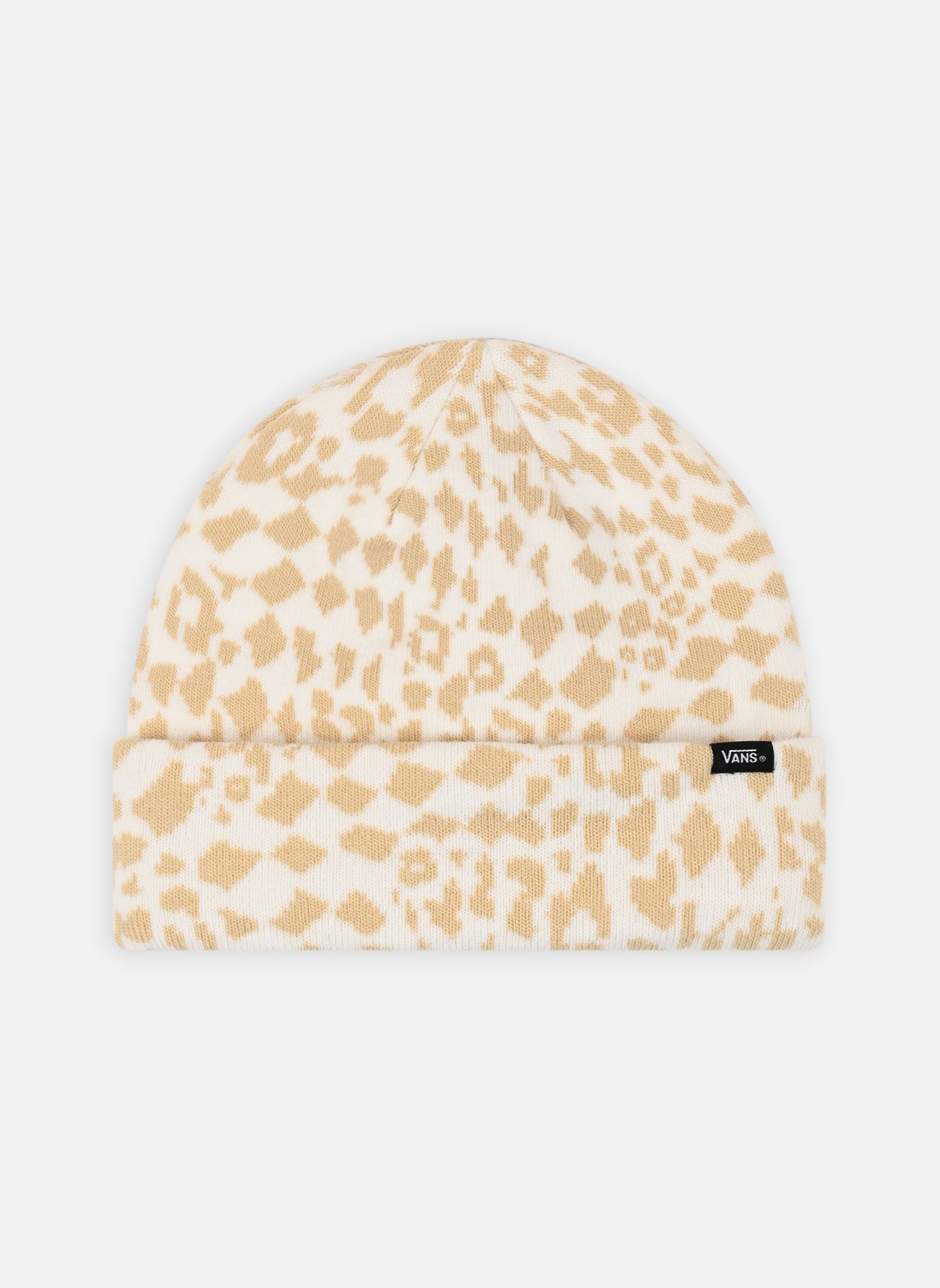 Vans Bonnets Bonnet - CHEETAH CHECK BEANIE fille blanc | Sarenza France