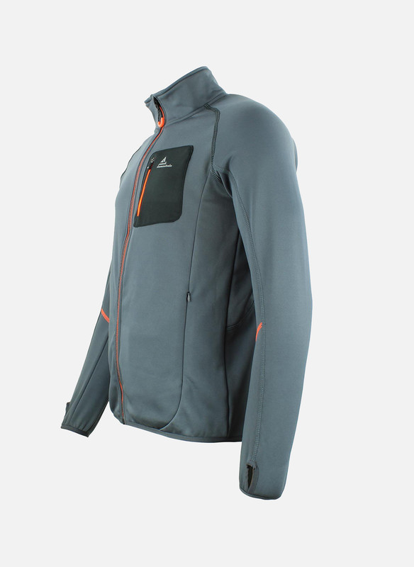Peak Mountain Vestes polaires Blouson polarshell homme CEMARO GRIS ...