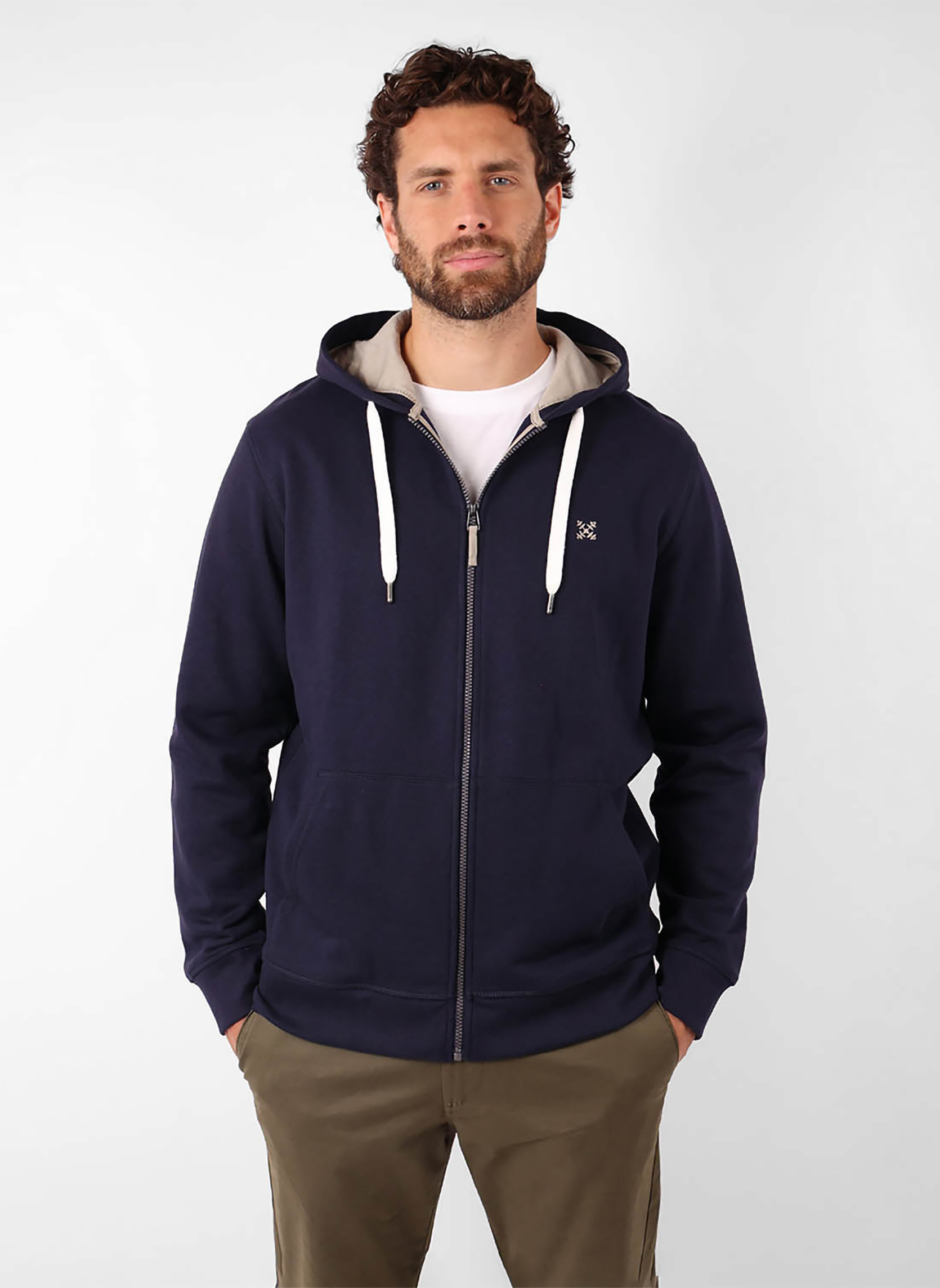 Oxbow Sweats à capuche Sweat capuche zippé SALET homme bleu | Sarenza ...