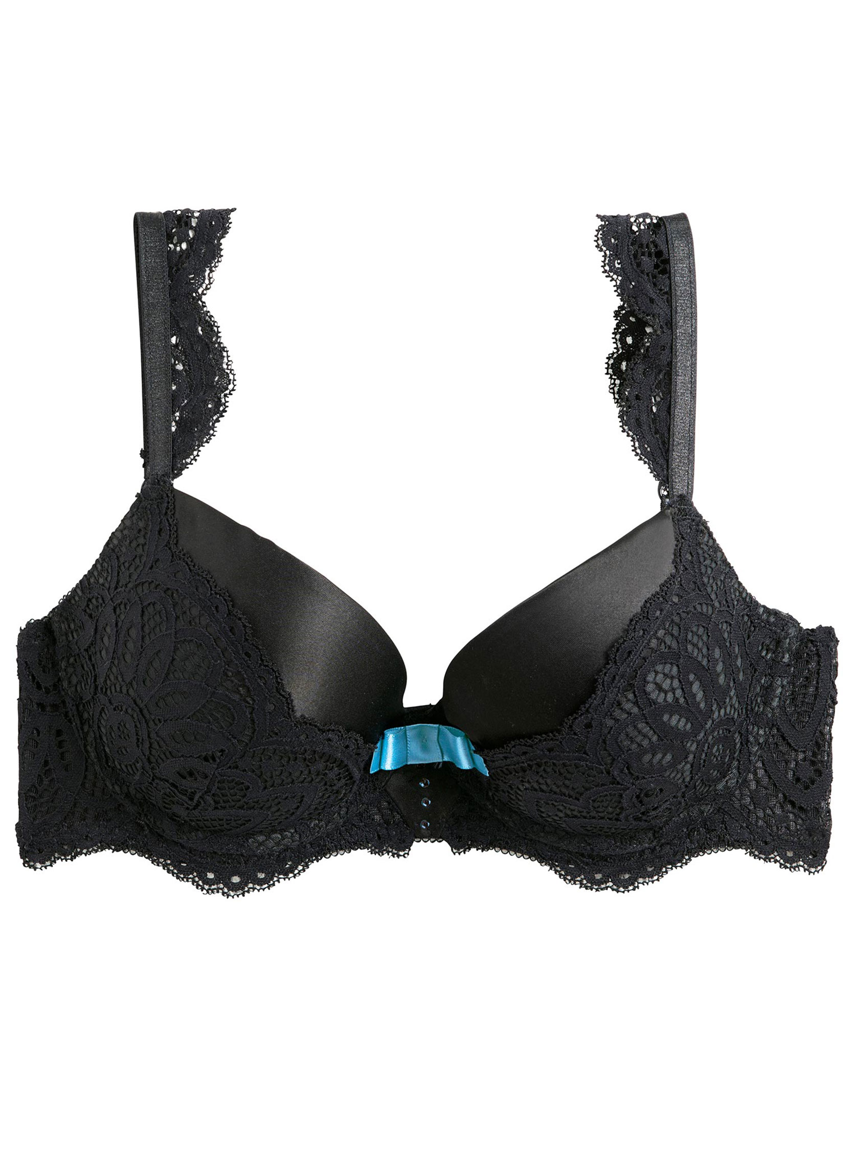 Pomm'Poire Brassières Soutien-gorge push-up coque moulée noir Rivale ...