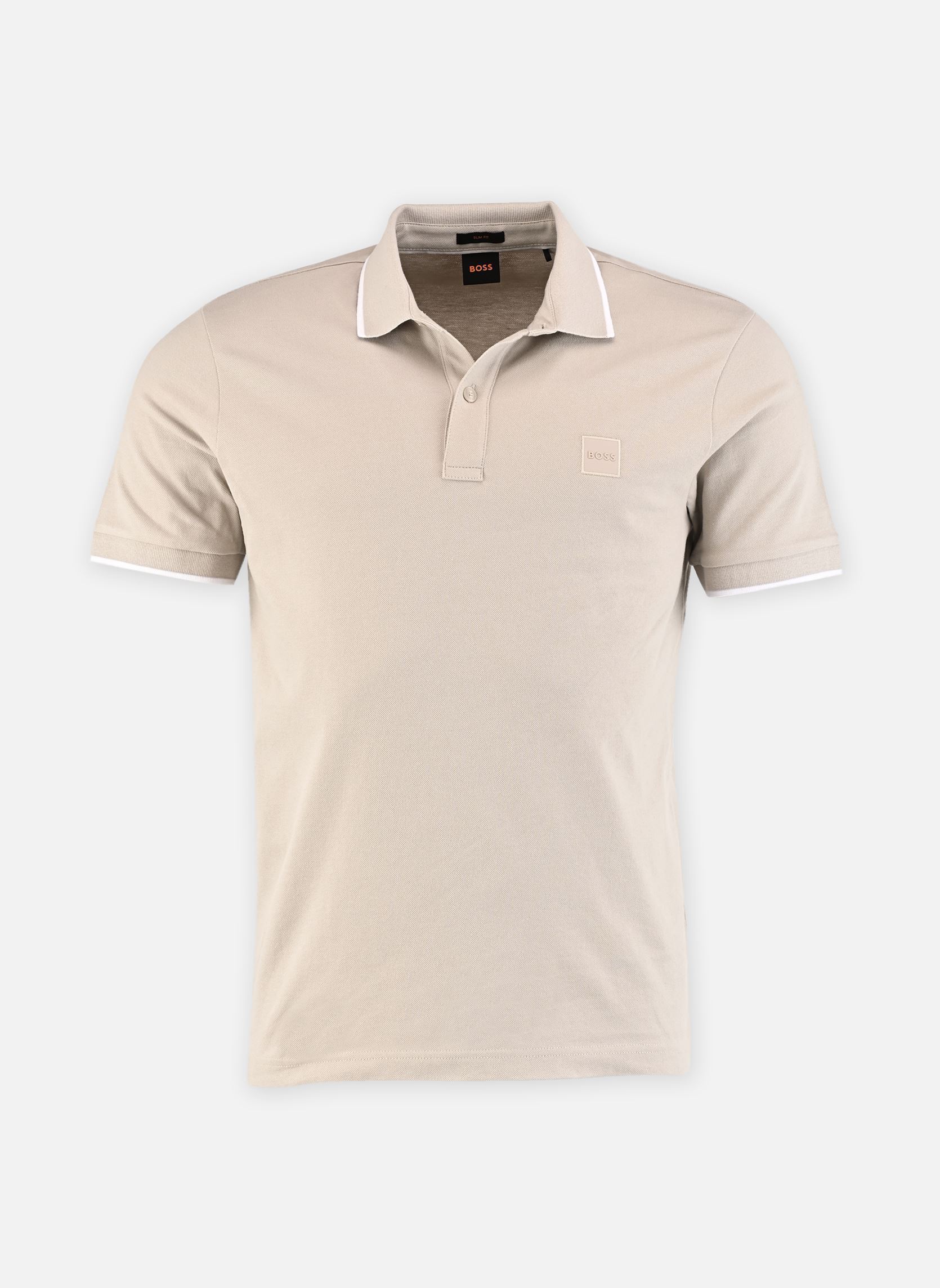 BOSS Polos manches courtes Passertip homme gris | Sarenza France