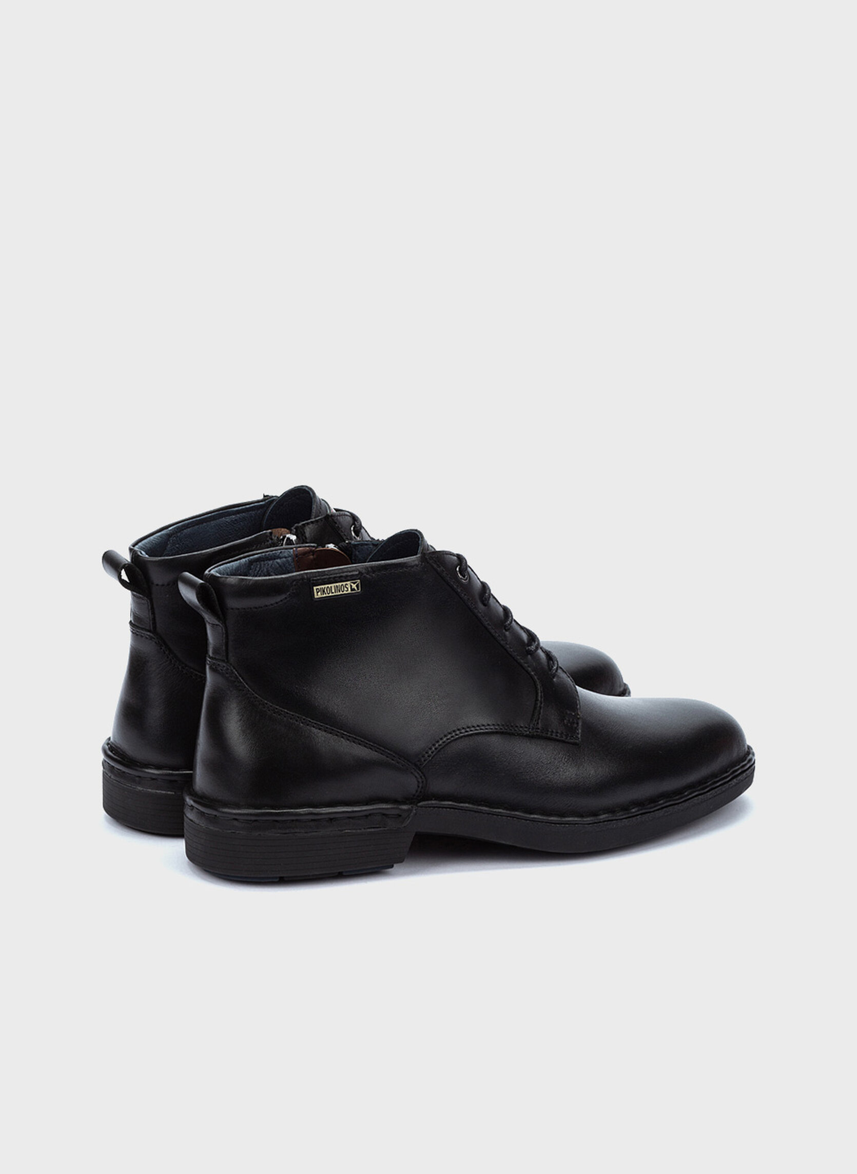 Pikolinos Bottines et boots Bottines cuir Inca homme noir | Sarenza France
