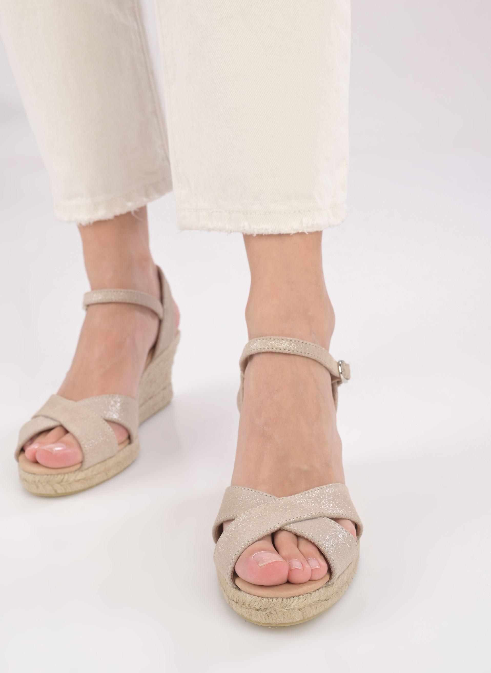 Georgia Rose Espadrilles compensées et plateformes Espadrilles - Davina femme beige | Sarenza France