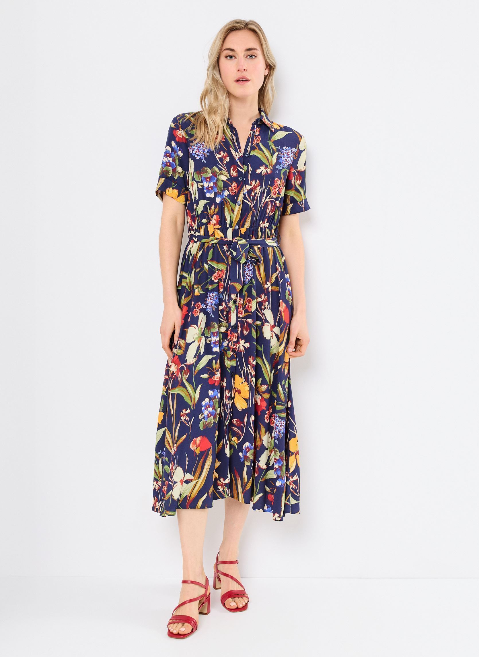 Georgia Rose Robes Chemise Robe chemise - RCLAIRE femme bleu | Sarenza ...