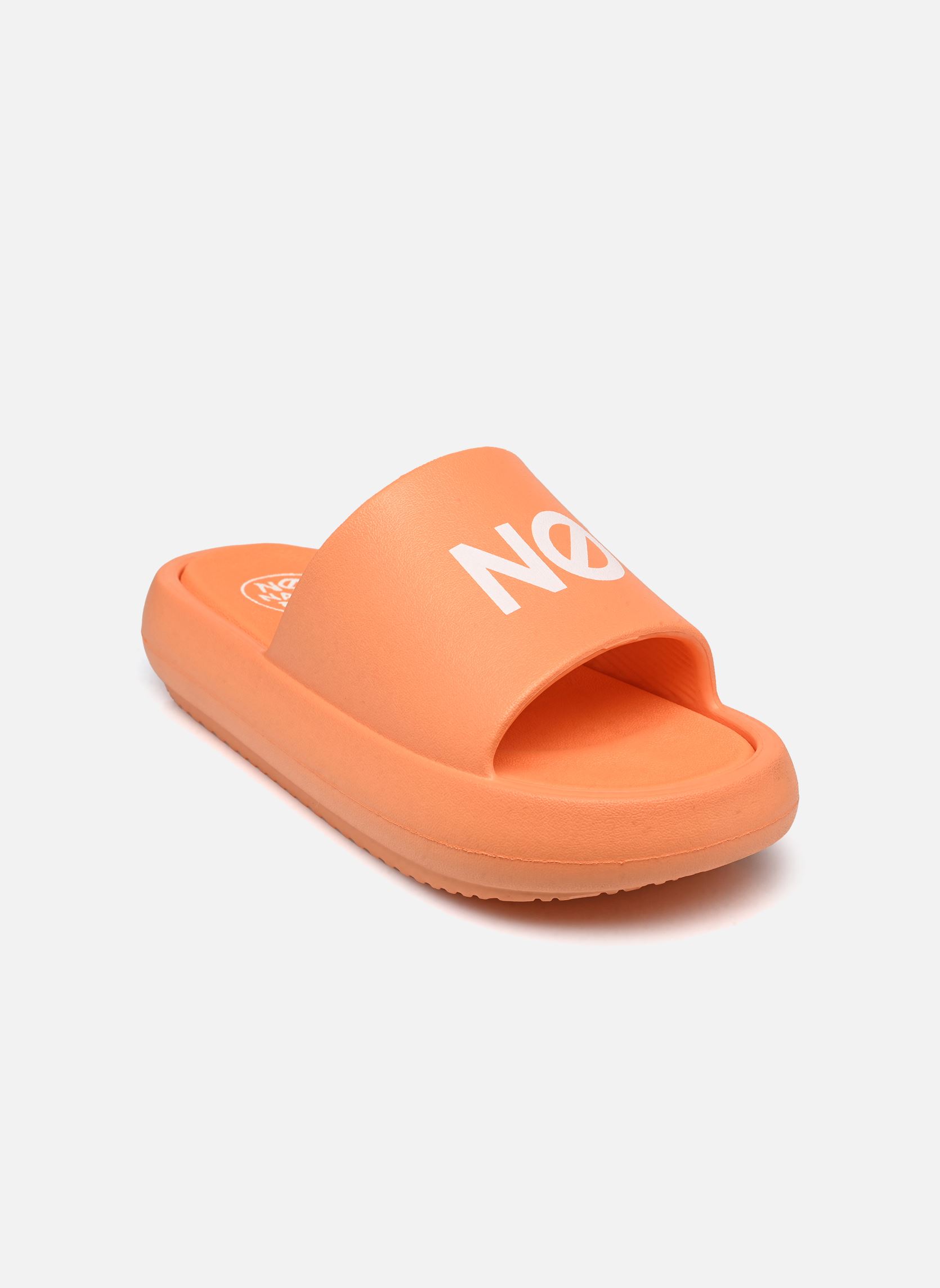 No Name Sandales de plage CLOVER CLOG femme orange | Sarenza France