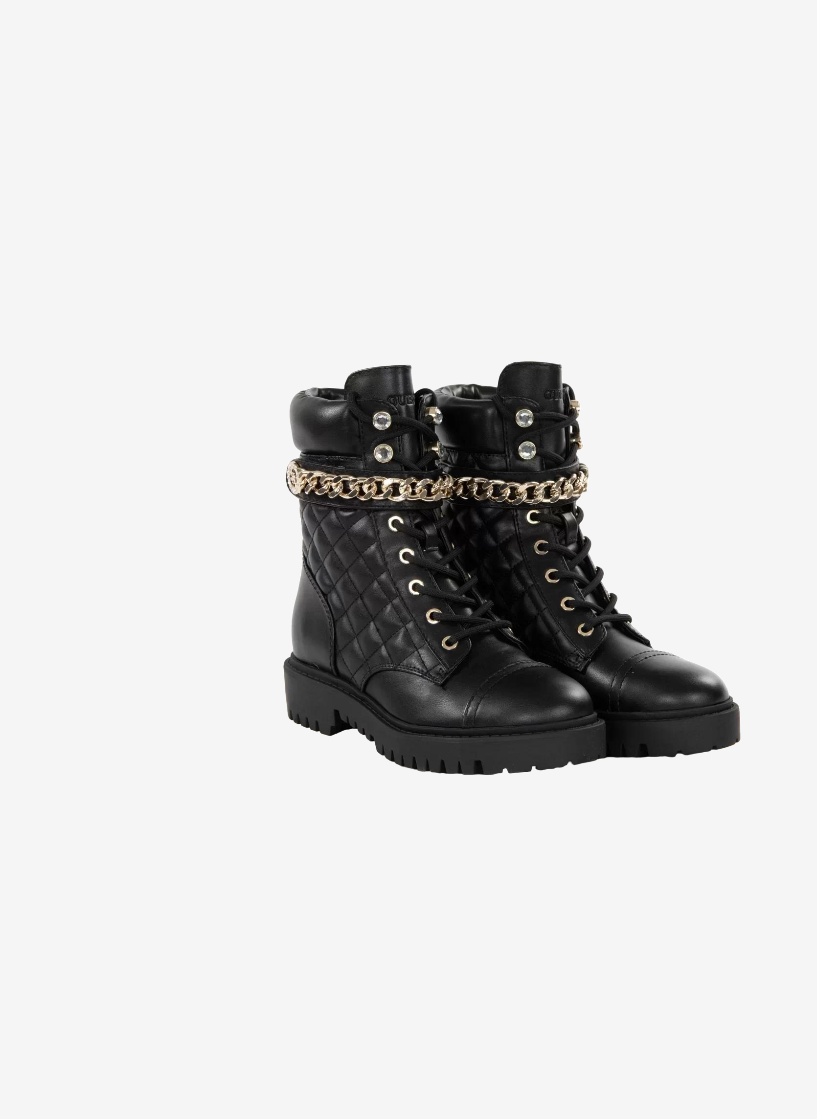 Guess Bottines et boots Boots Guess Chain Noir femme noir | Sarenza France
