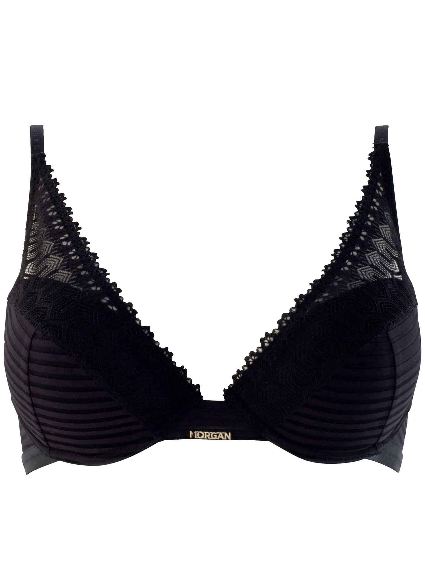 Morgan Brassières Soutien-gorge ampliforme coque moulée noir Célia ...