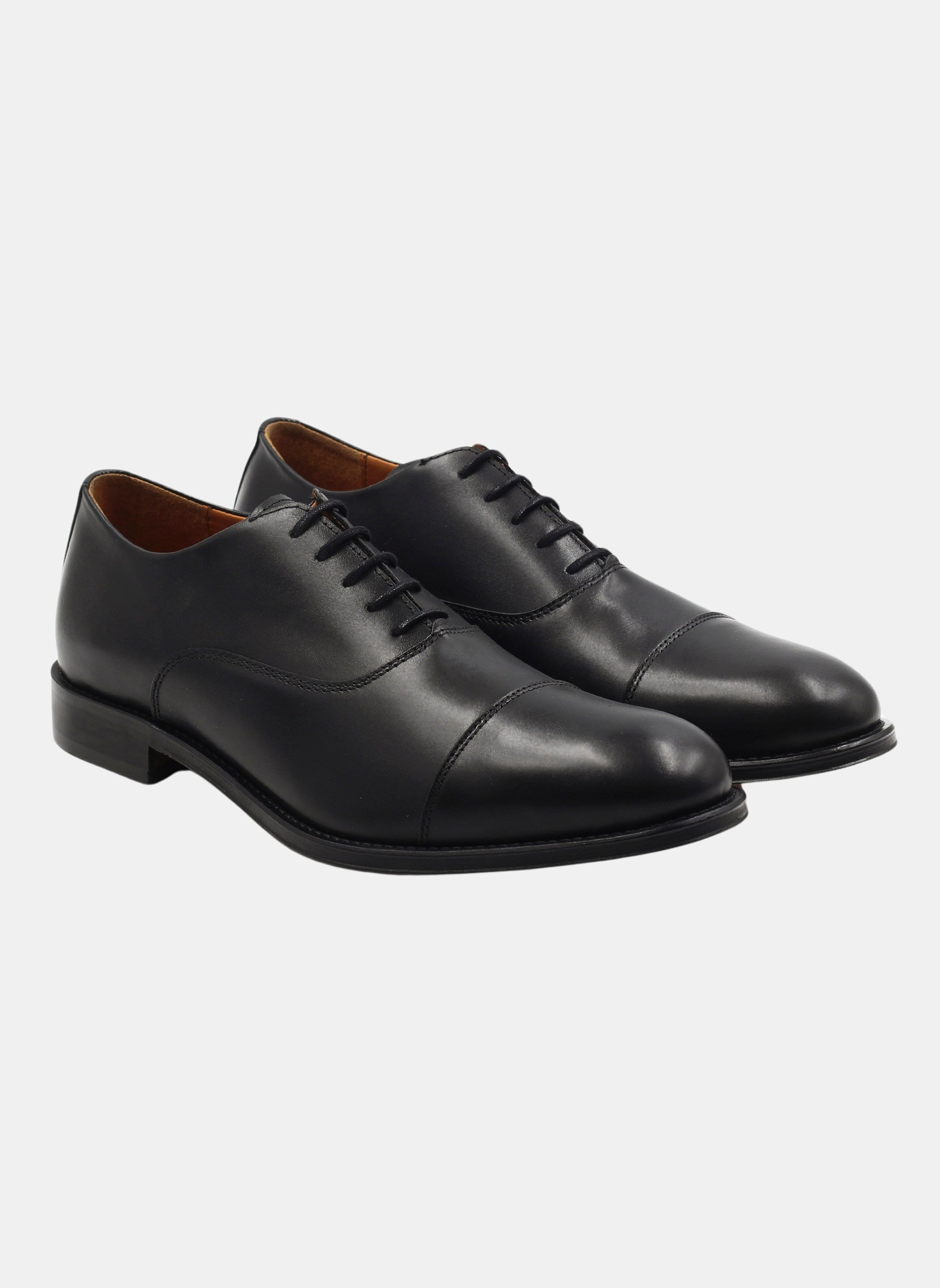 JULES & JENN Richelieus Richelieu Oxford cuir homme noir | Sarenza France