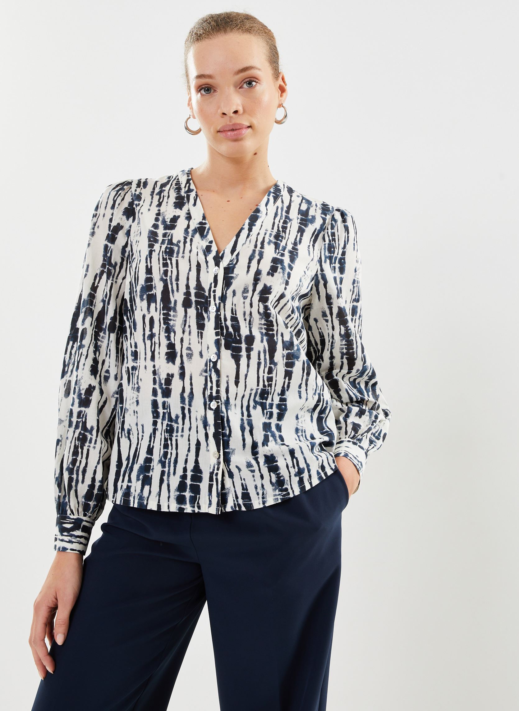 Ichi Blouses manches longues Ihsimmi Sh femme multicolore | Sarenza France