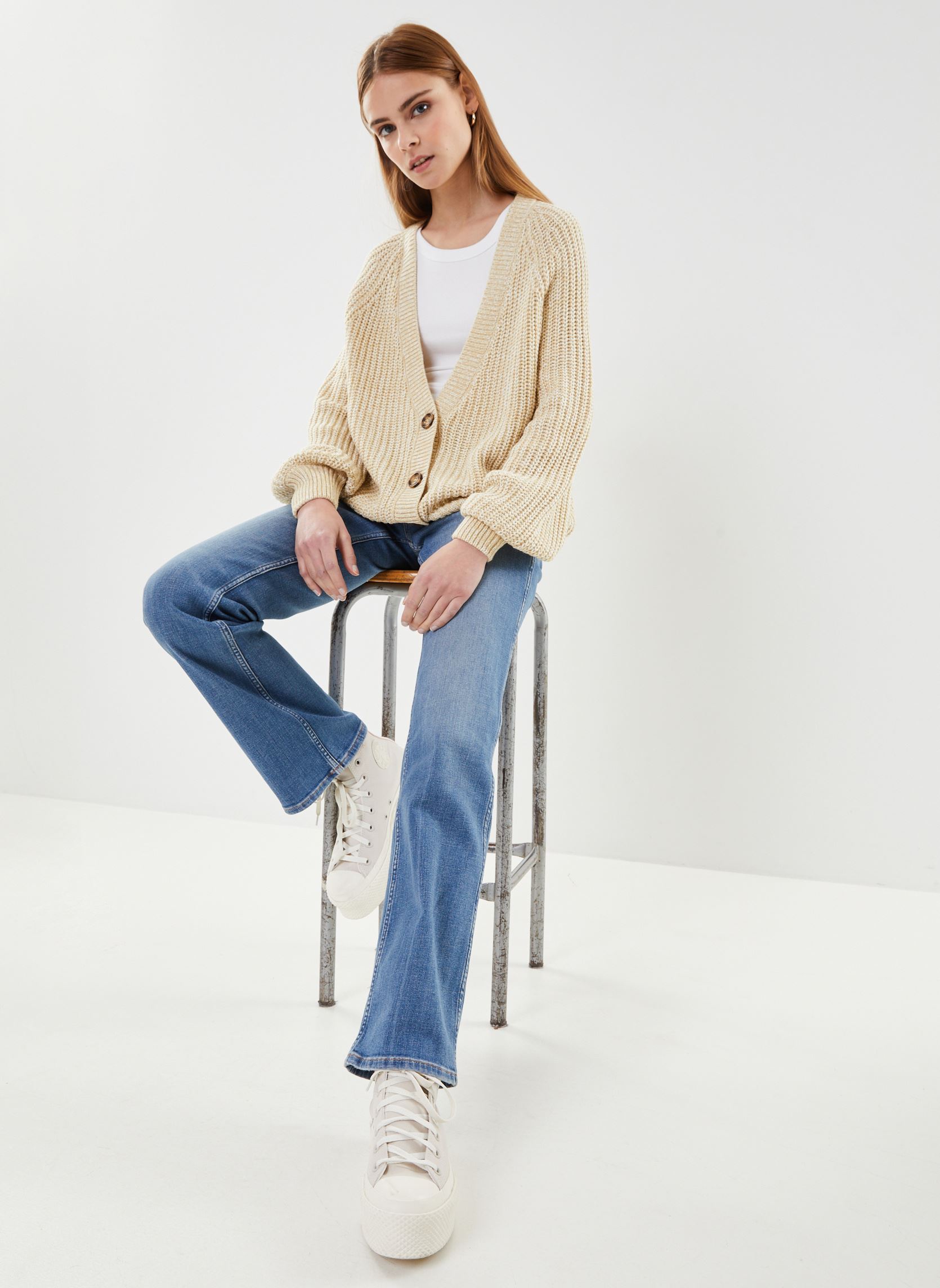 B-Young Strickjacken und Westen Byokarma Cardigan - damen beige ...