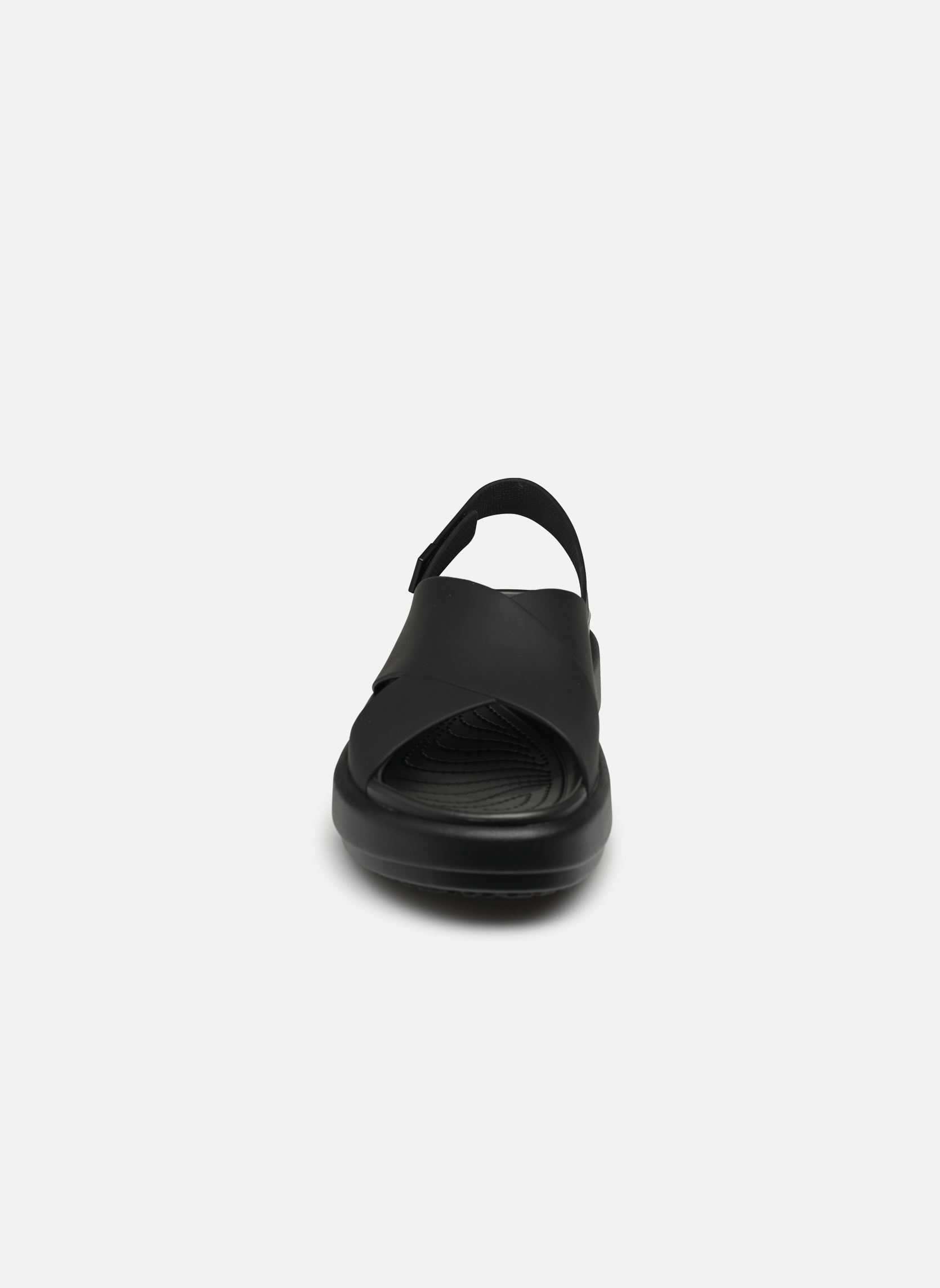 Crocs Sandales compensées et plateformes Brooklyn Luxe Cross Strap ...