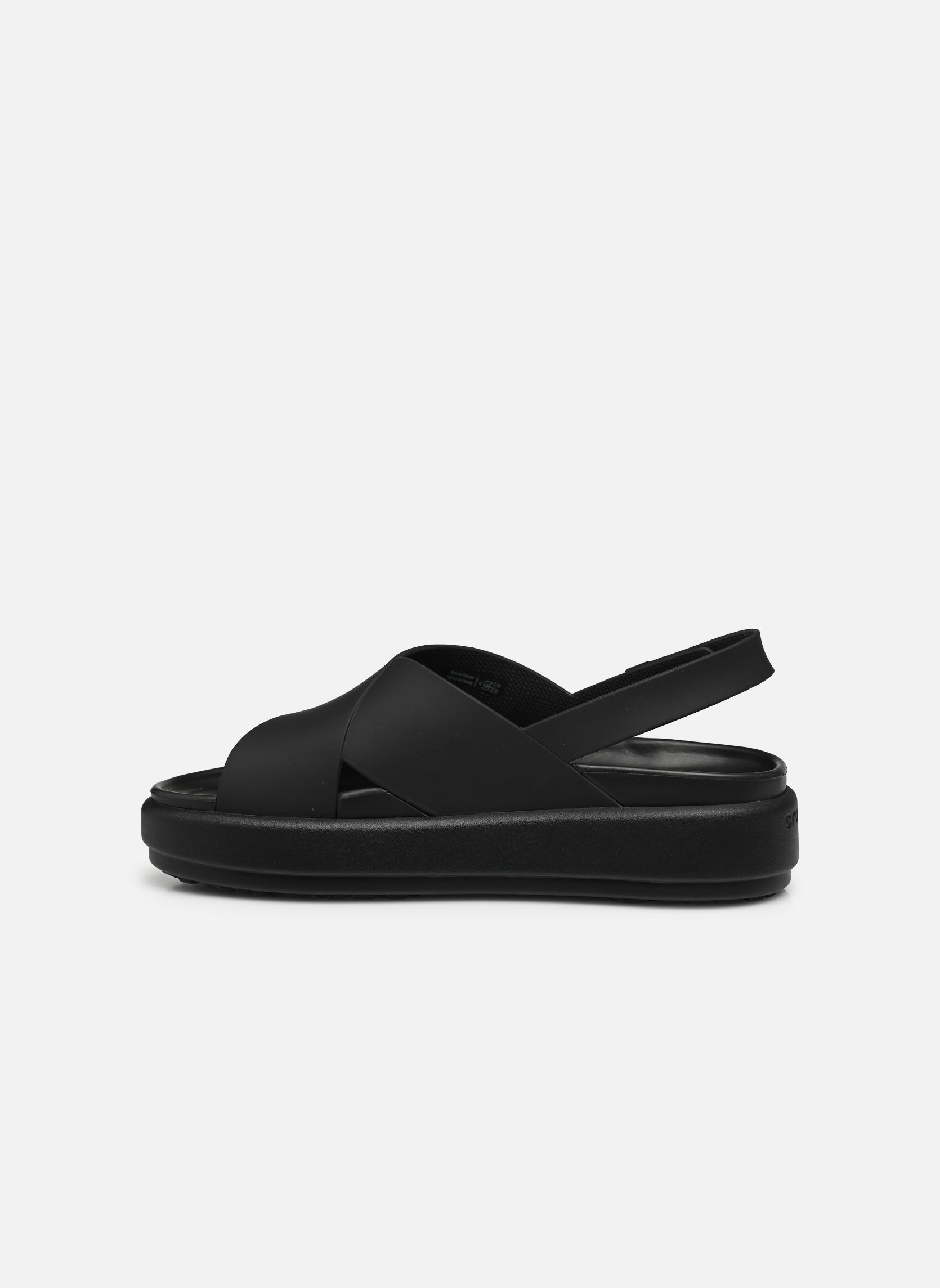 Crocs Sandales compensées et plateformes Brooklyn Luxe Cross Strap ...