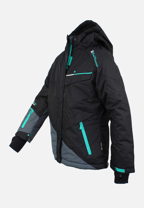 Peak Mountain Blouson de ski fille GATENE NOIR (Noir) - Vêtements chez ...