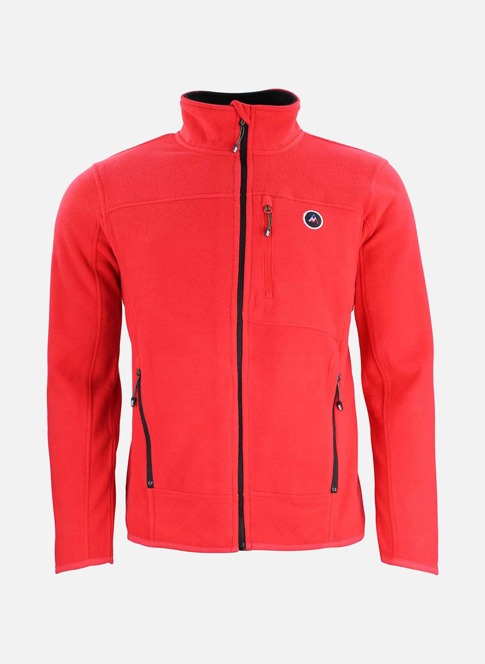 Peak Mountain Vestes polaires Blouson polaire homme CALONOR ROUGE homme ...