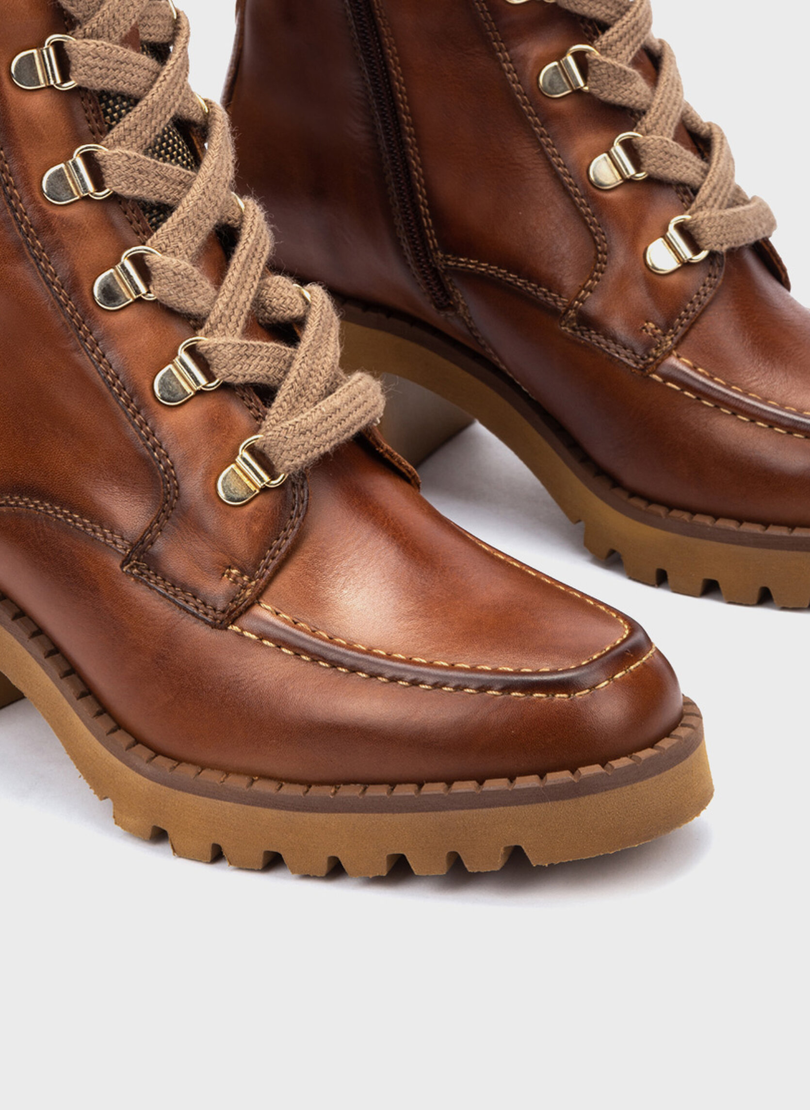Pikolinos Bottines et boots Bottines à talon cuir Viella femme marron ...