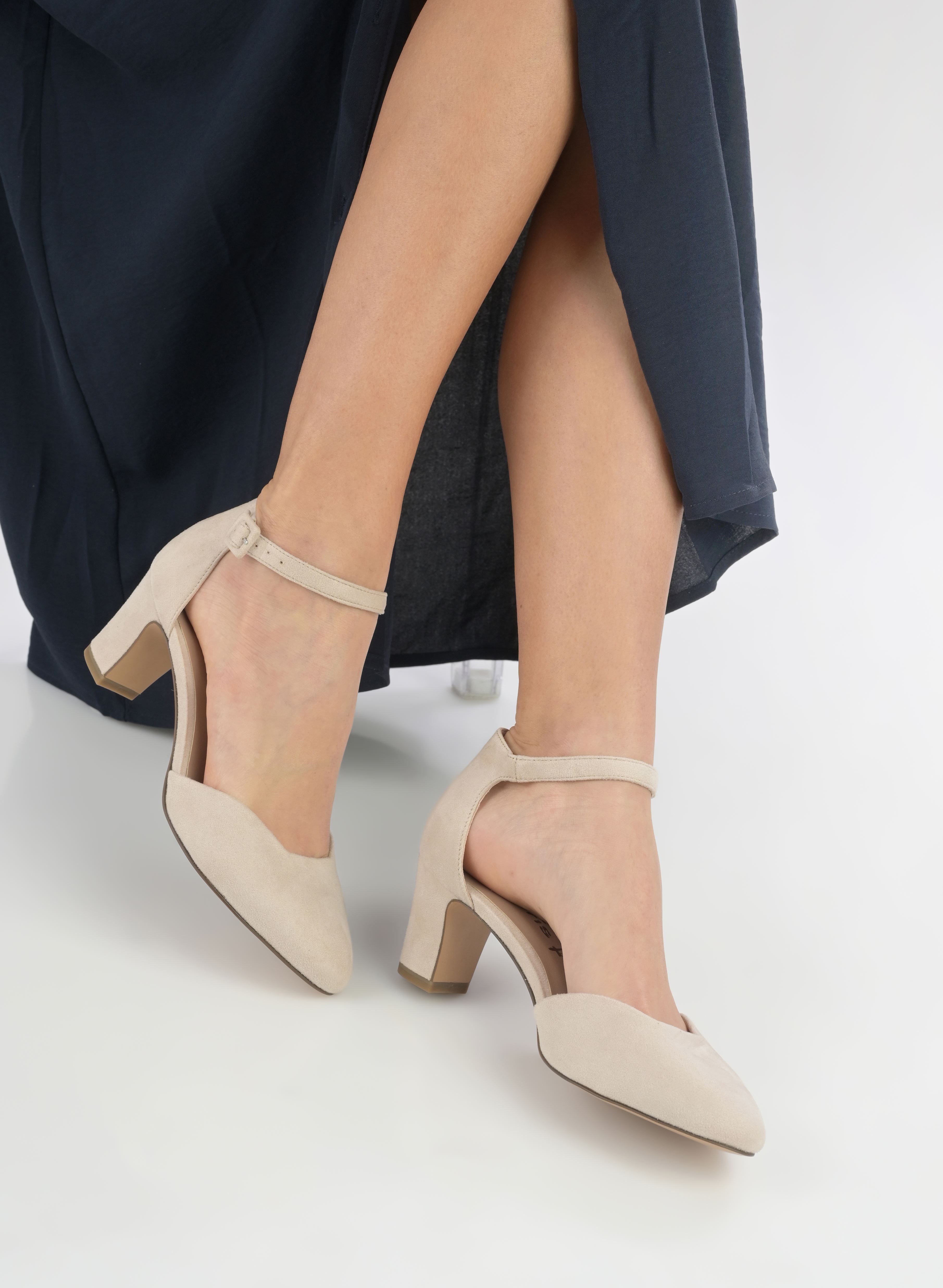 Bestel Tamaris Slingback pumps 24412-42 dames beige | Sarenza België