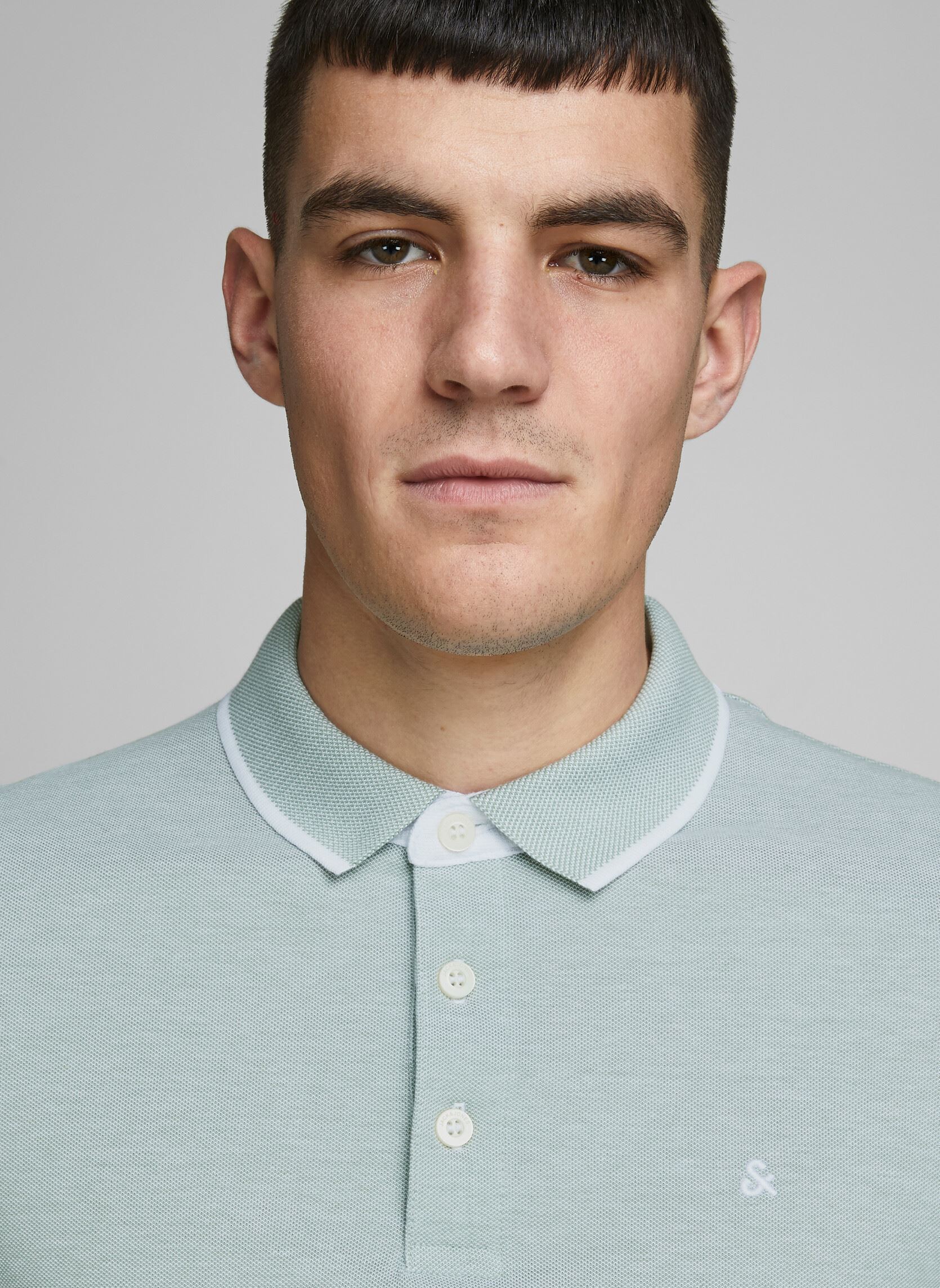 Jack & Jones Polos manches courtes JJEPAULOS POLO SS NOOS homme bleu ...