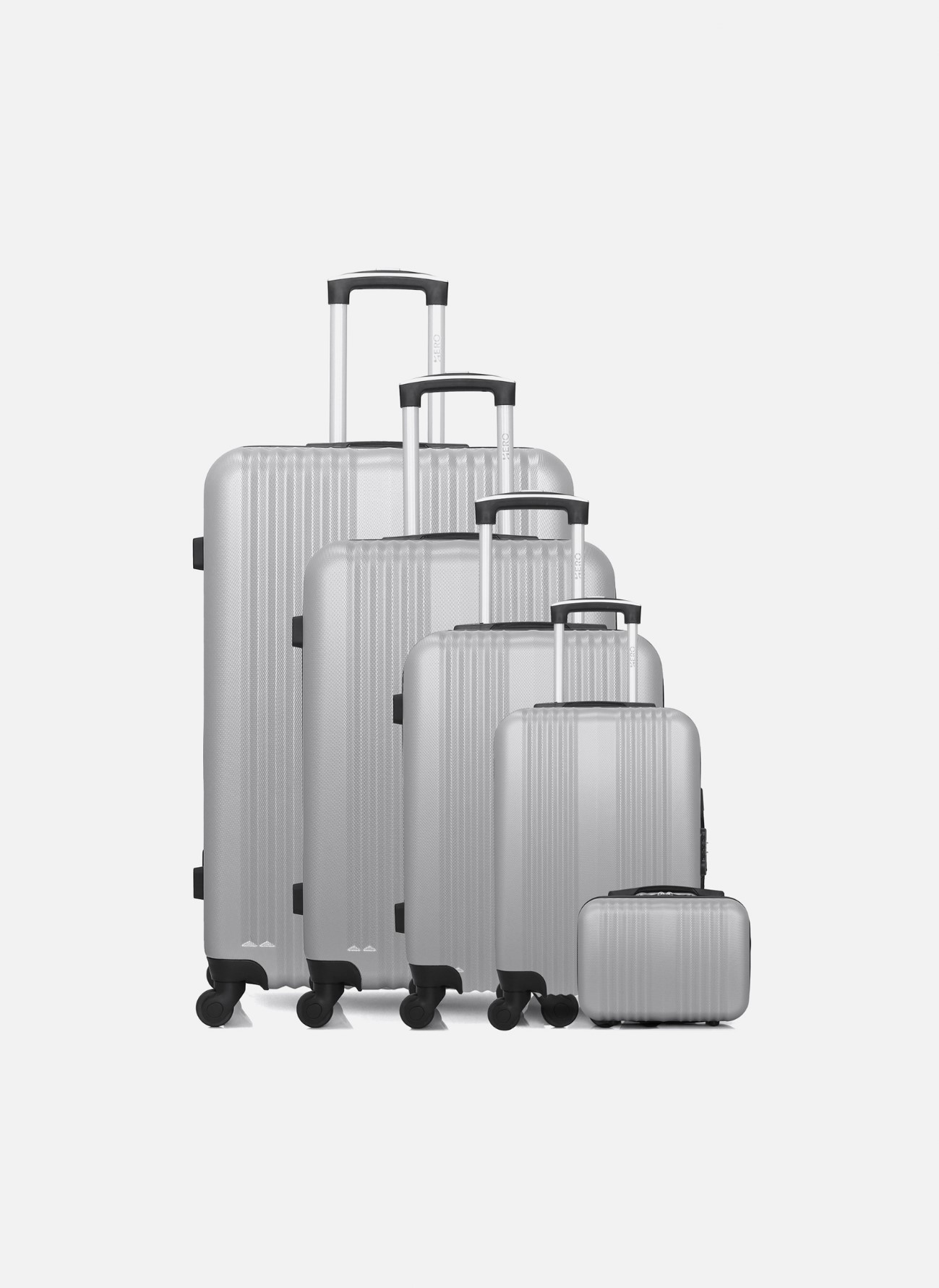Hero Set valise Bagagerie - LIPARI - Gris femme gris | Sarenza France
