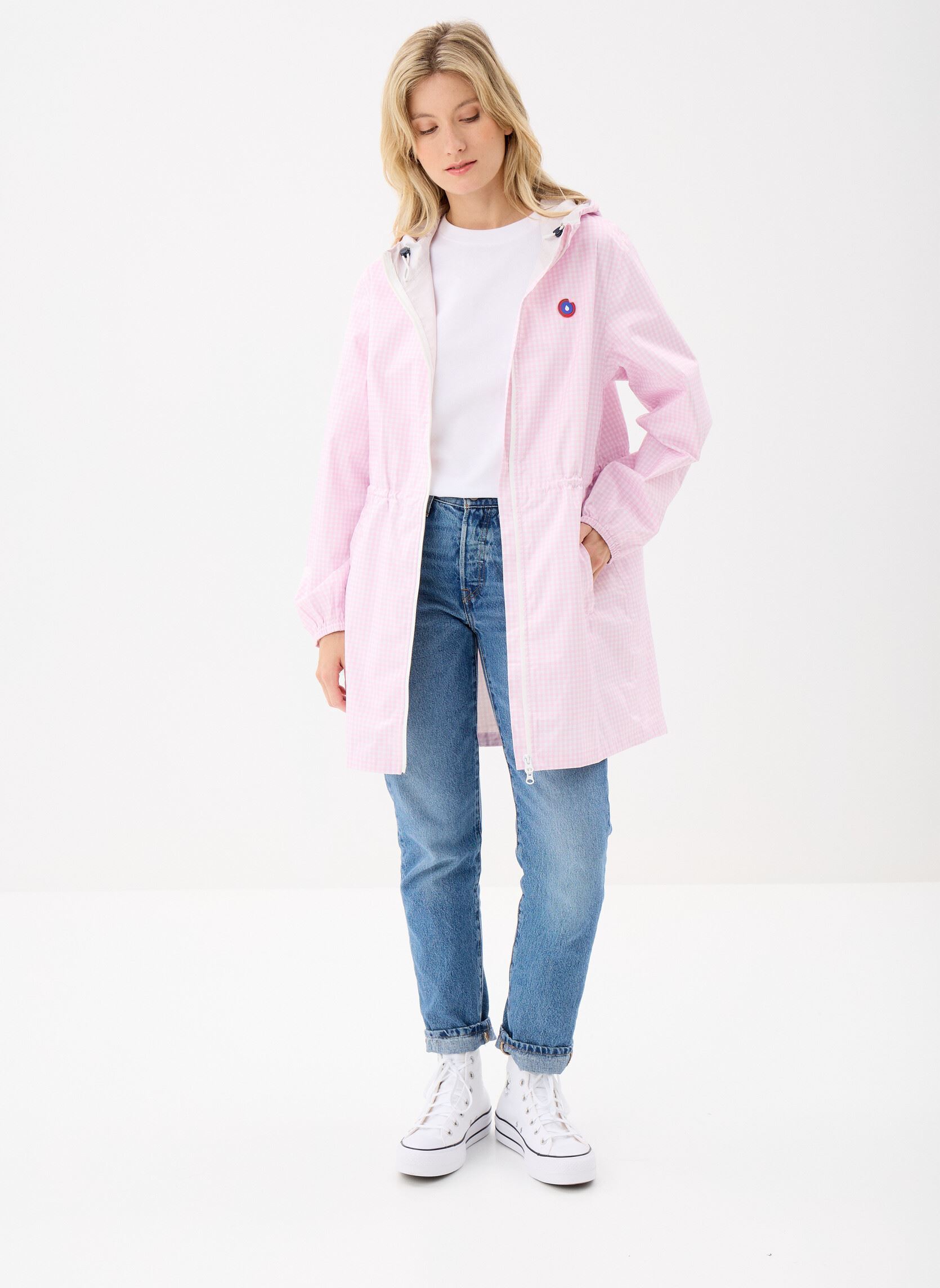 FLOTTE Vestes imperméable Veste imperméable - Amelot print femme rose ...