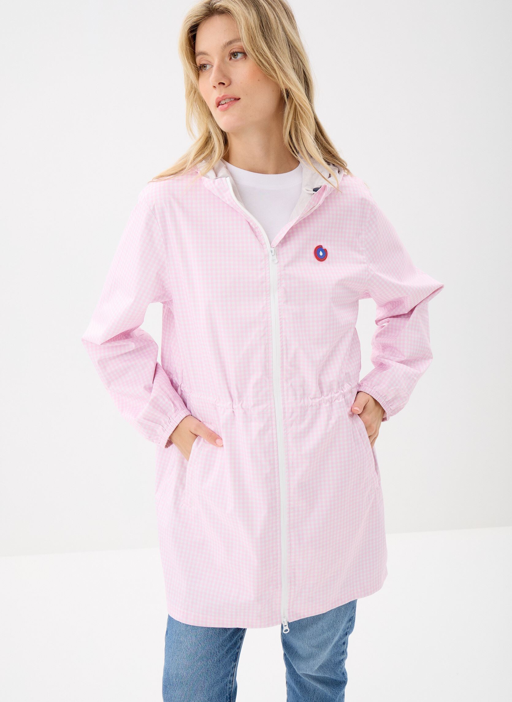 FLOTTE Vestes imperméable Veste imperméable - Amelot print femme rose ...