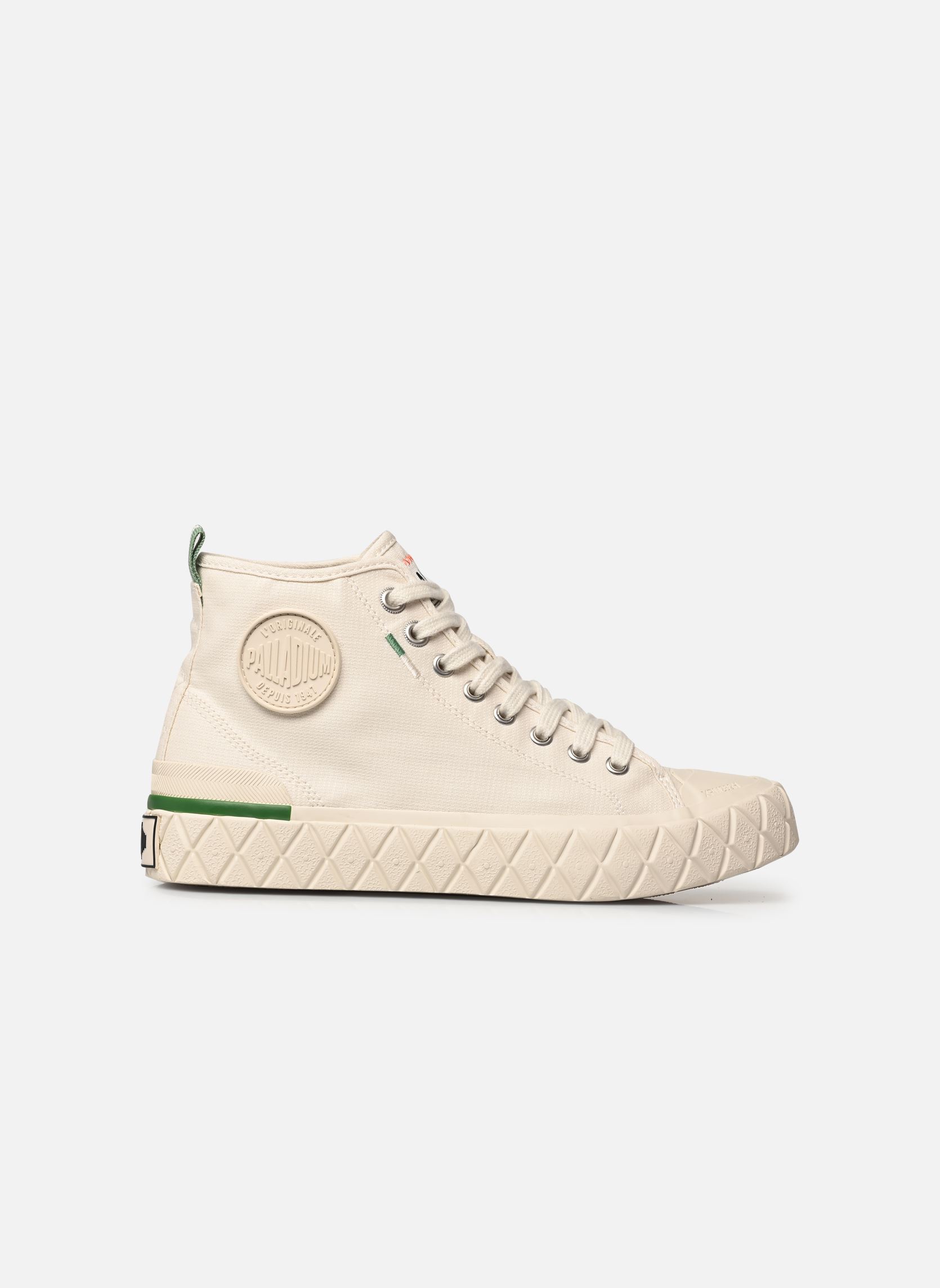 Palladium Baskets toile PALLA ACE CHUKKA ORG blanc | Sarenza Belgique