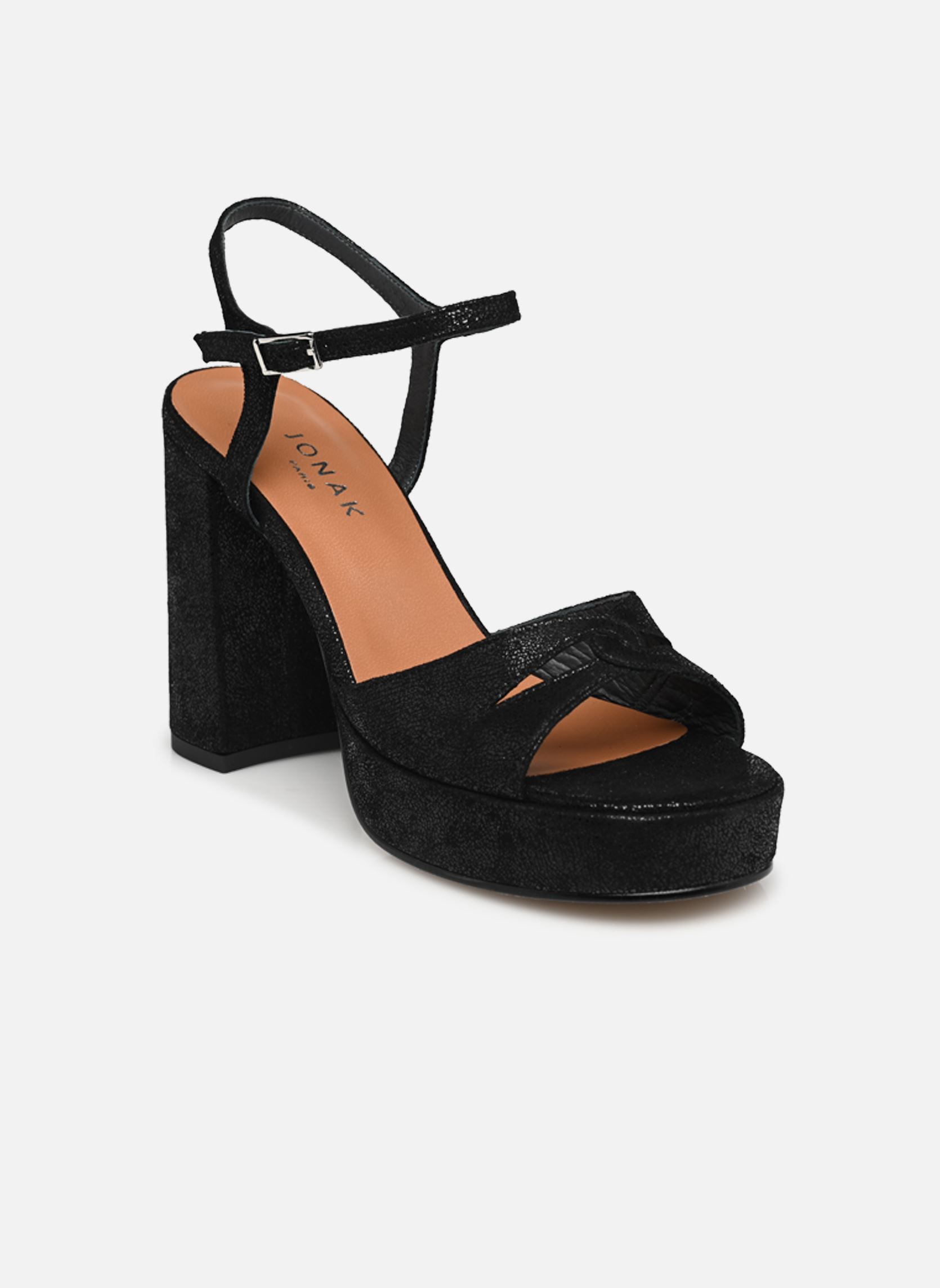 Jonak Sandales Sandales - JUSTINE2 femme noir | Sarenza France