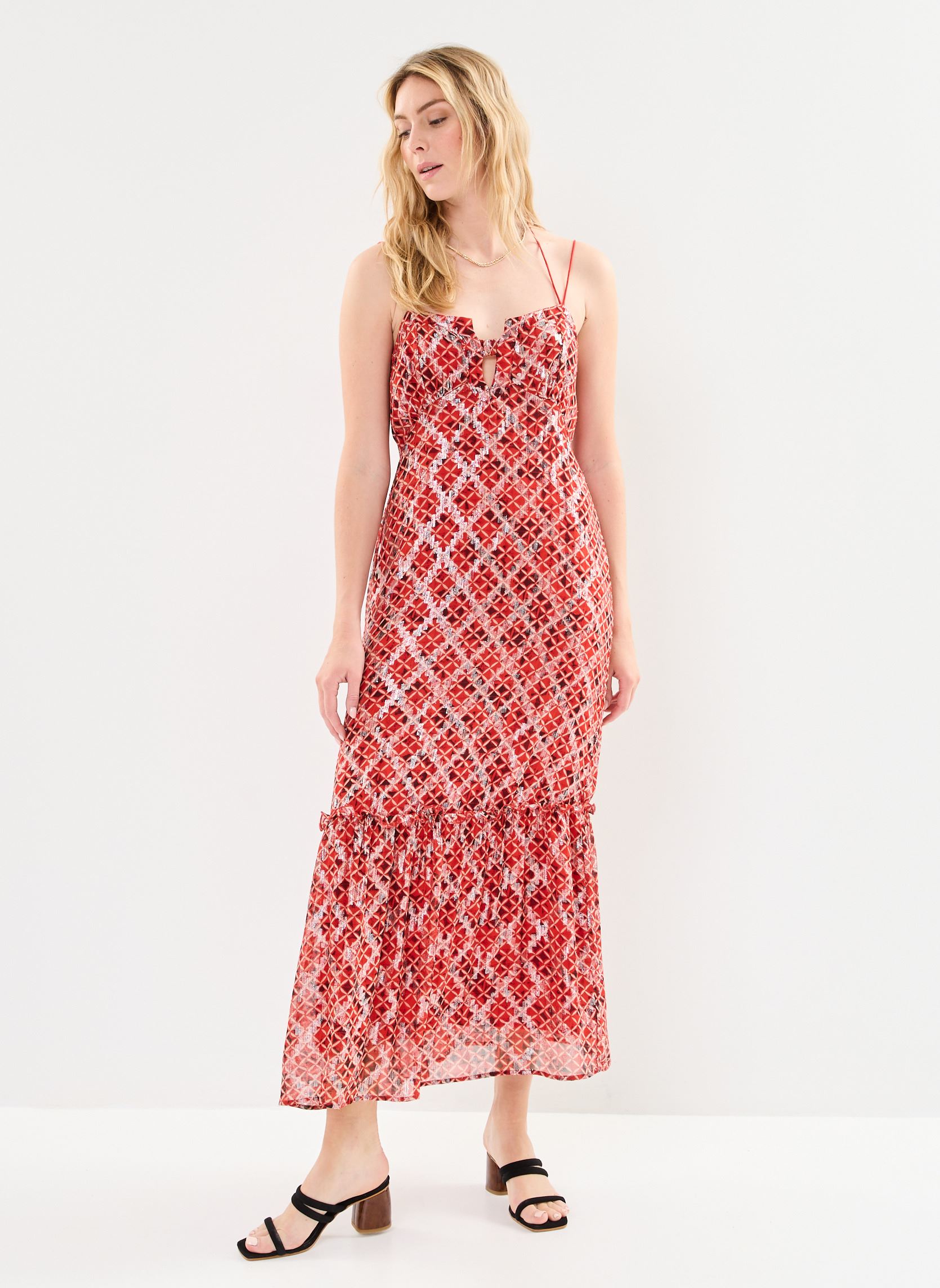 IKKS Women Robes longues Robe maxi - BY30825 femme rouge | Sarenza France