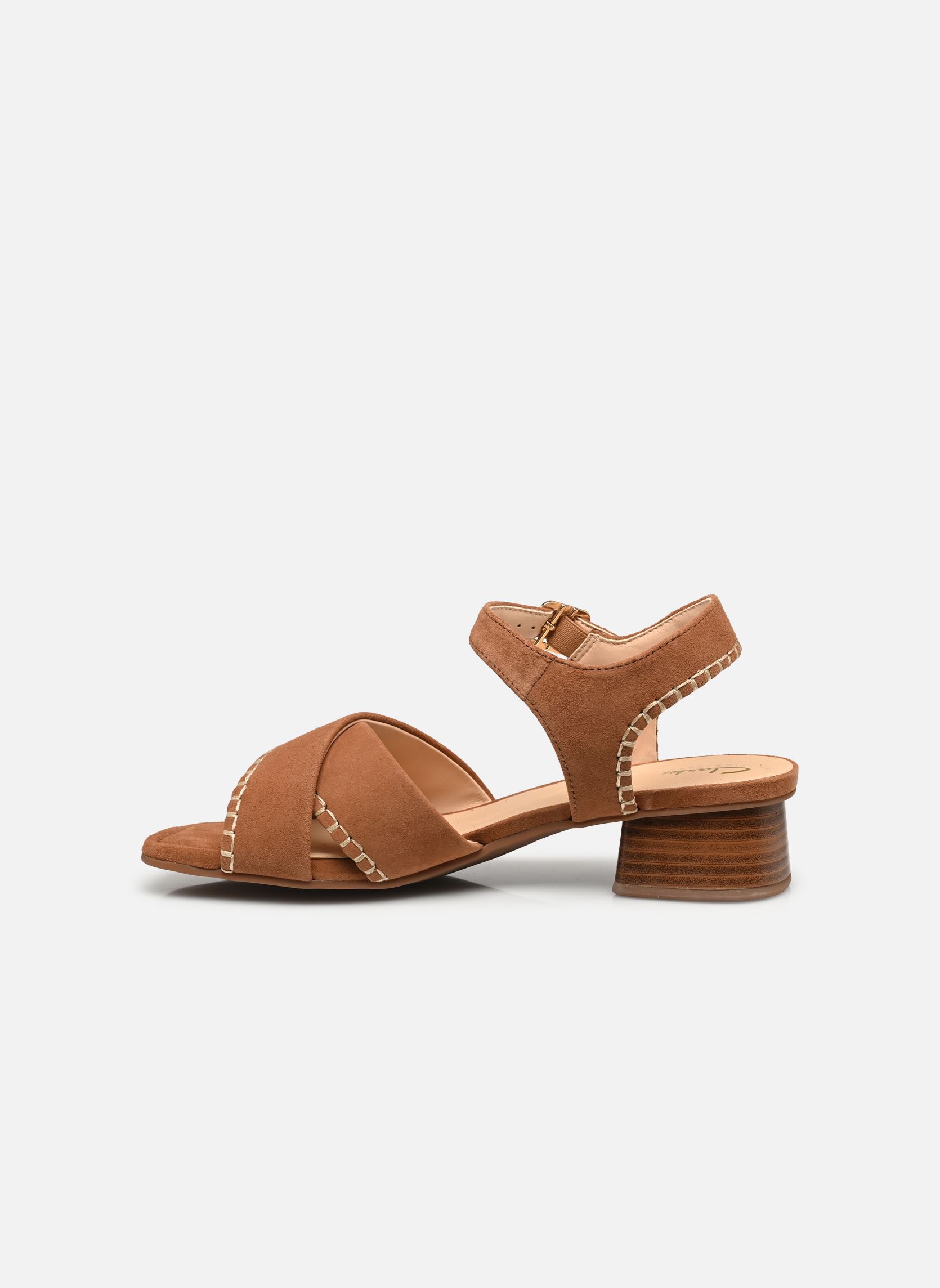Clarks Sandales Serina35 Cross femme marron | Sarenza France