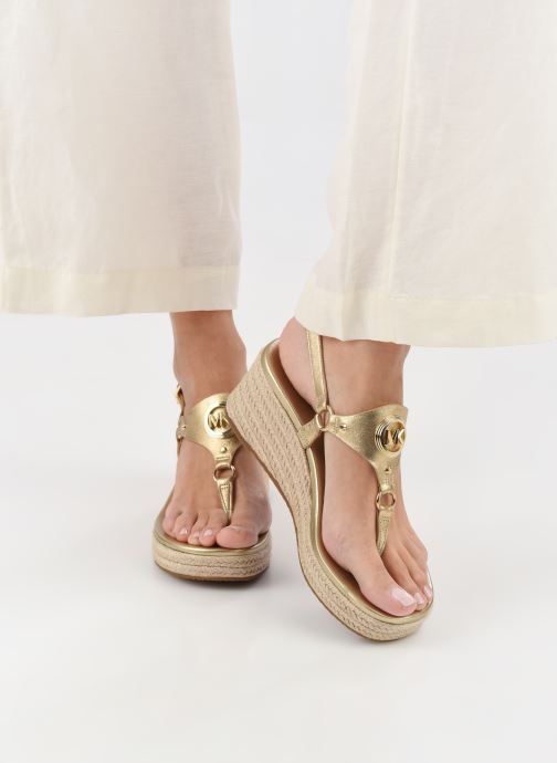 Gold wedges michael kors store