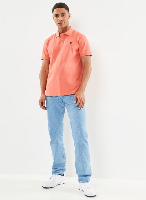Timberland Polo - MLRV Pique Short Sleeve Polo BURNT (Rose) - Vêtements ...